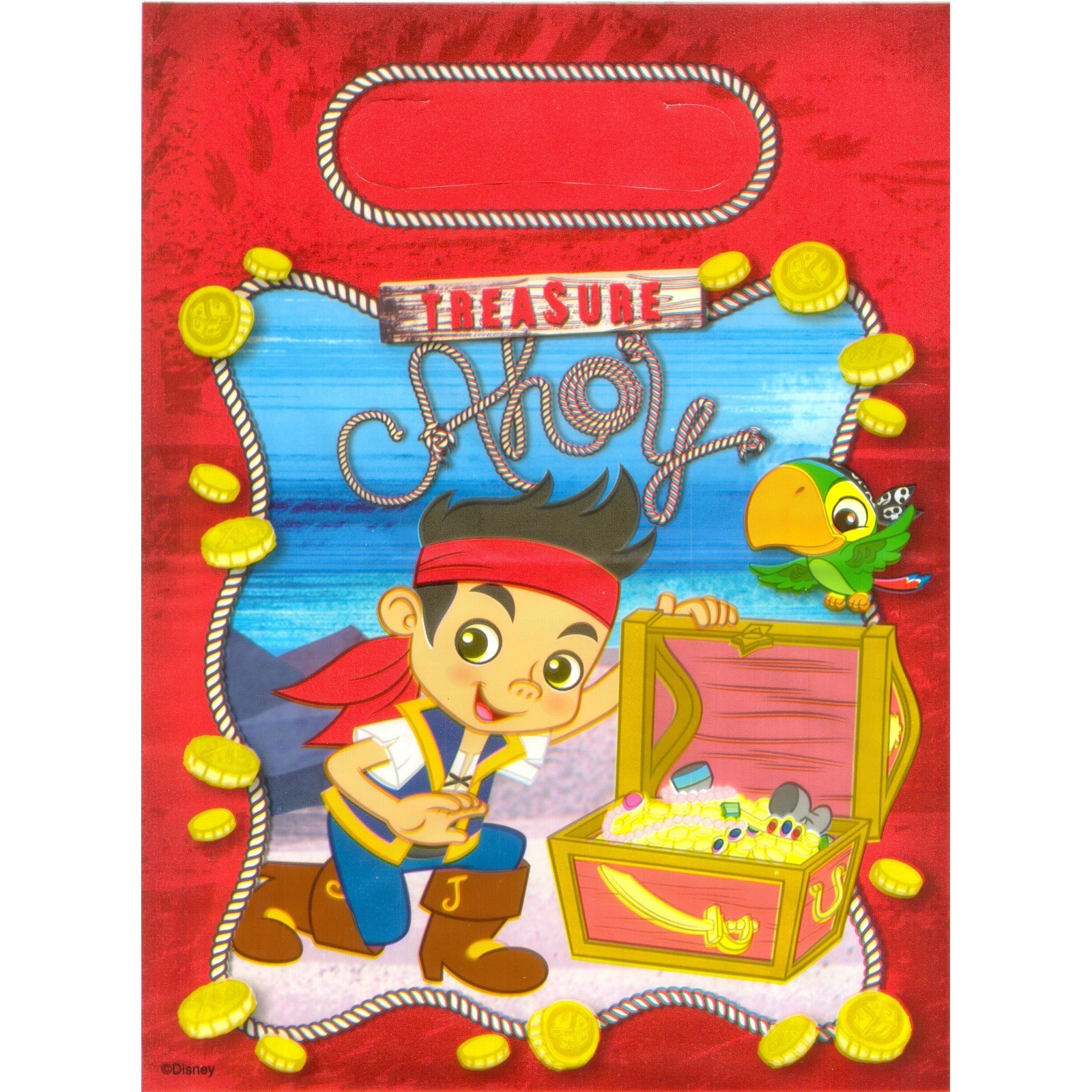 Jake and the Never Land Pirates Lolly/Treat Bags (Pack of 8) [JNPFATB05 ...