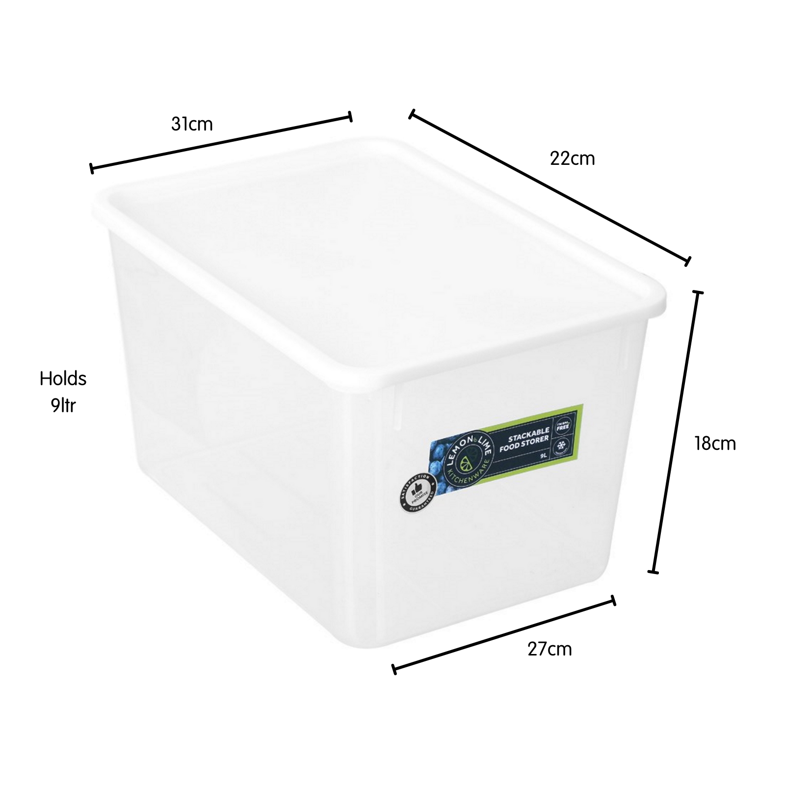 Keep Fresh Stackable Plastic Food Container 9L | Storage and Containers ...