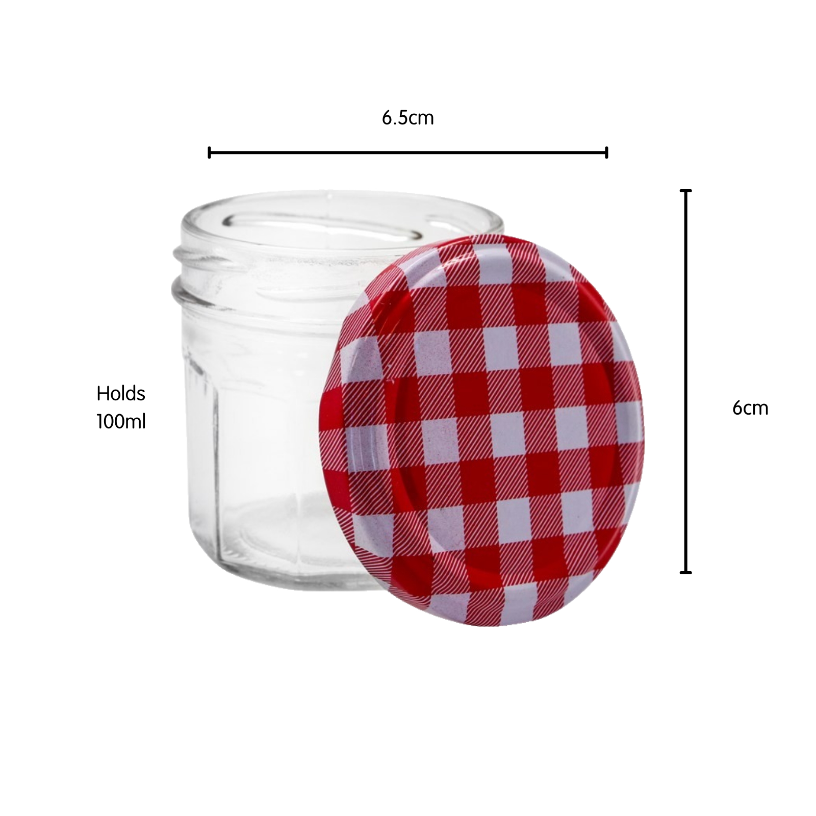 Toscana Glass Conserve Jars 100ml (Pack of 4) | Storage and Containers ...