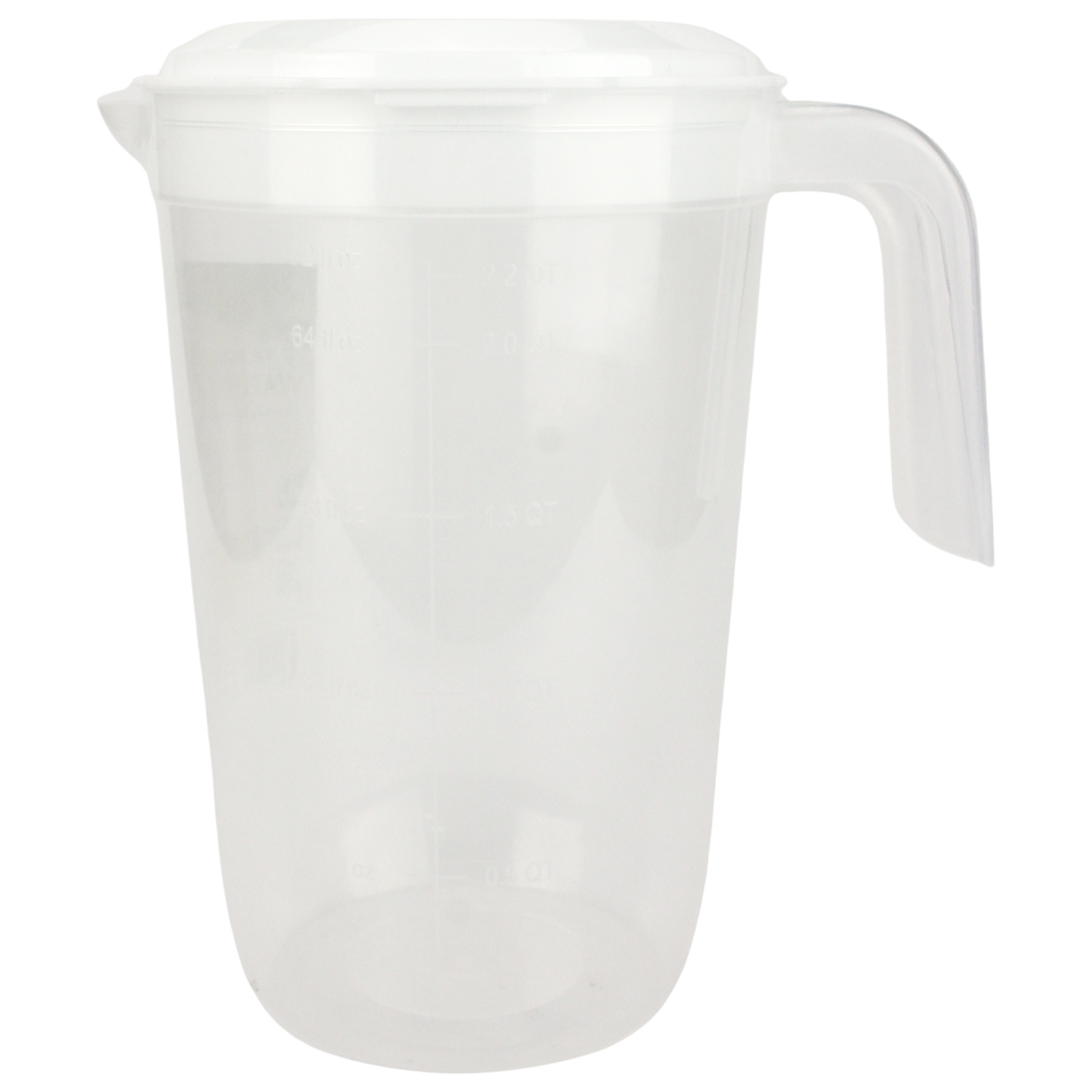 Clear Water Jug With Lid 2 Litre - Discount Party Supplies