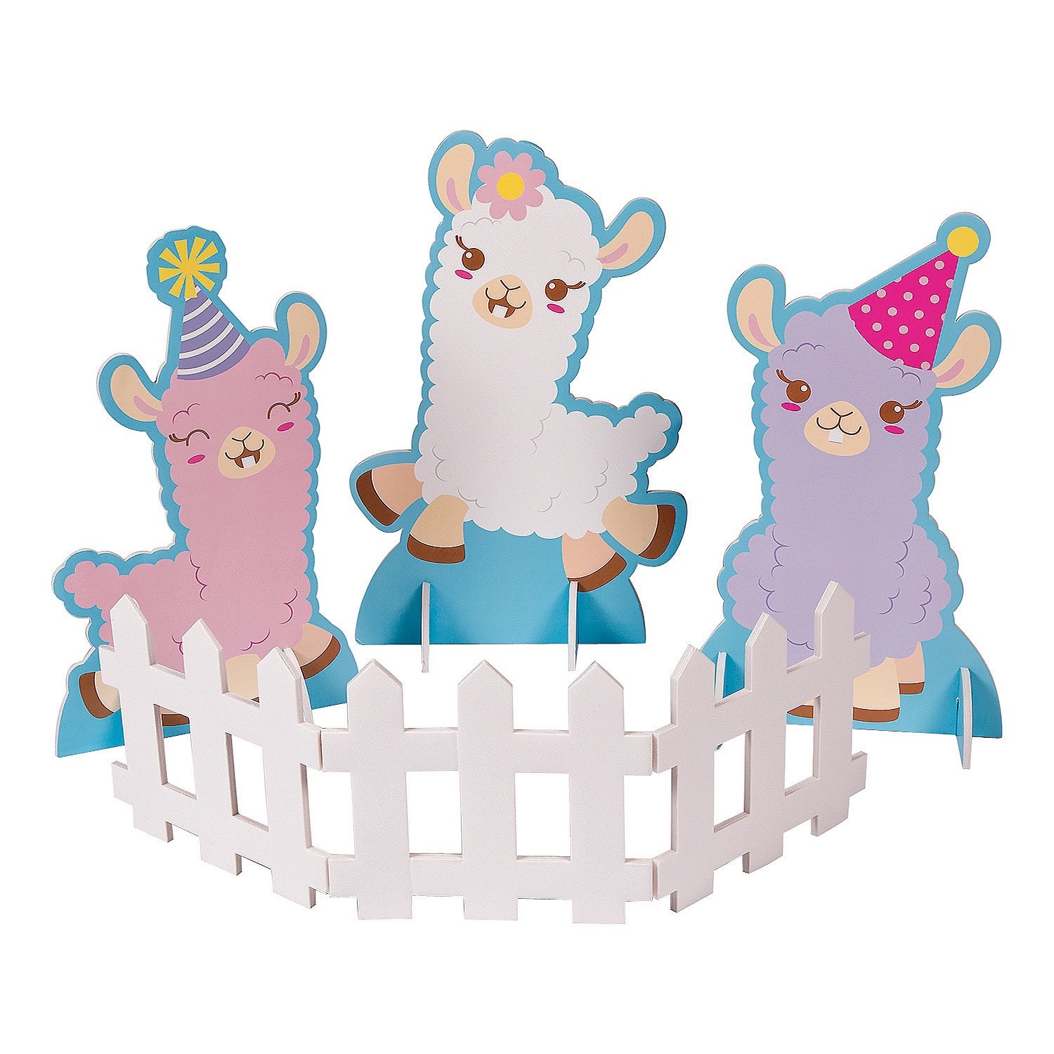 Lil' Llama Birthday Centrepiece Set - Discount Party Supplies