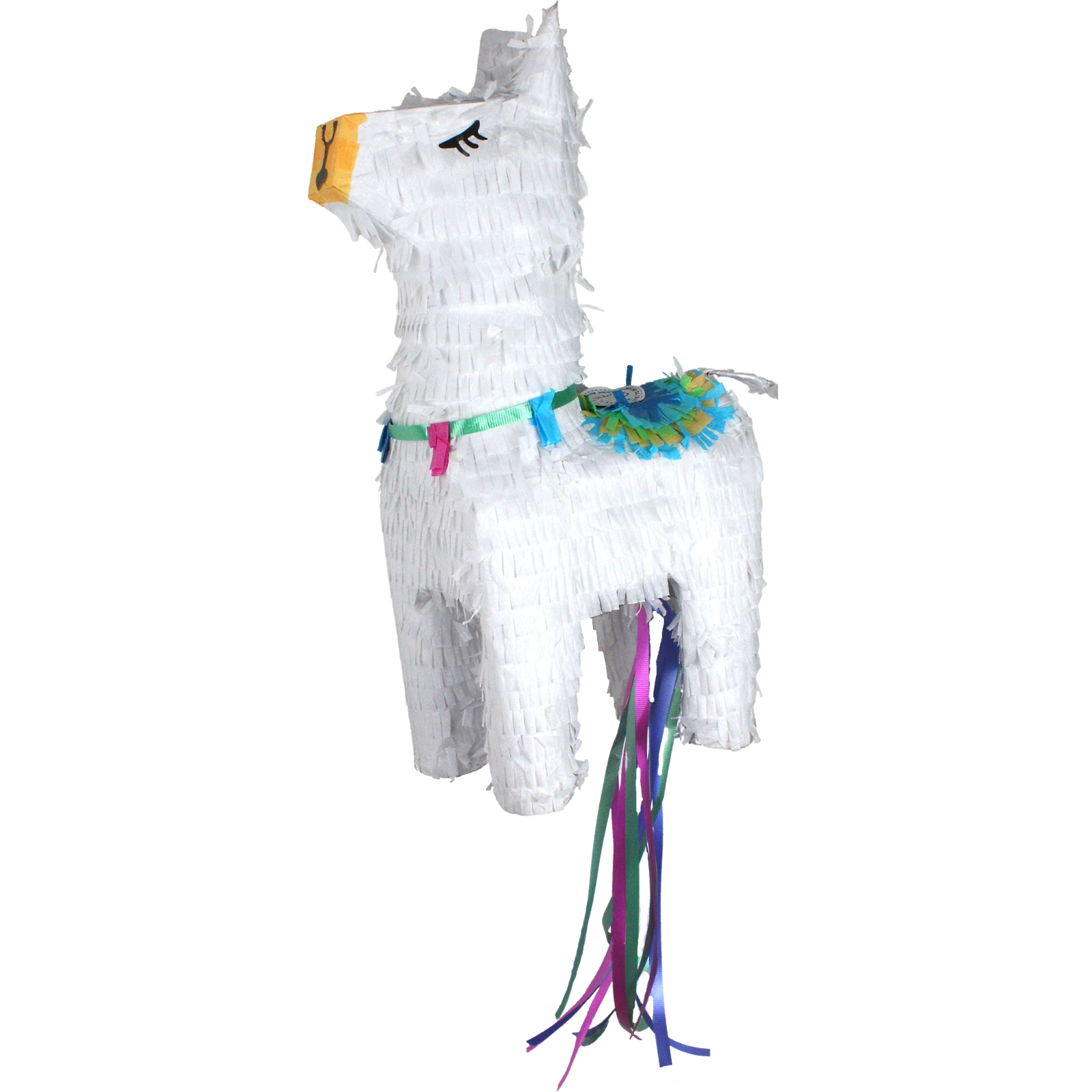 White Llama Pull String Pinata | Llama Party Supplies | Girls Birthday ...