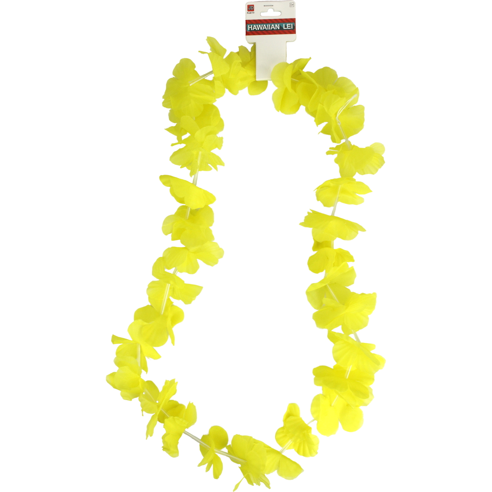 Yellow Small Petal Hawaiian Lei - Discount Party Supplies