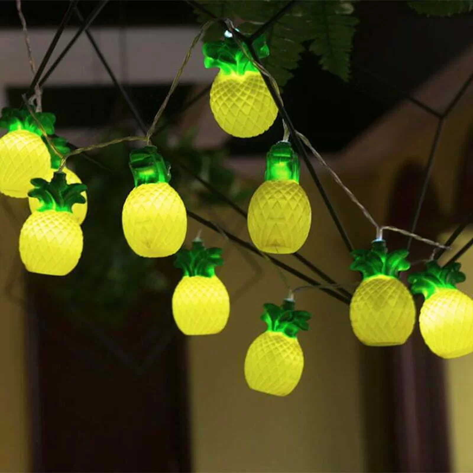 Pineapple LED String Lights | Hawaiian Luau | Themed Party Supplies ...