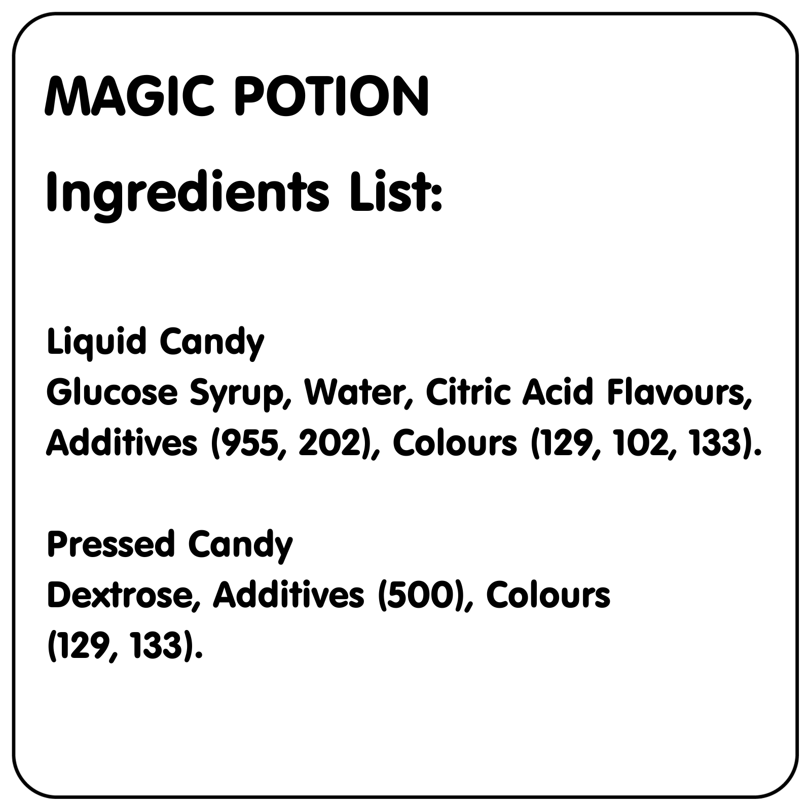 Magic Potion Fizzy Candy (1 bottle) | Lollies, Sweets, & Candy | Party ...