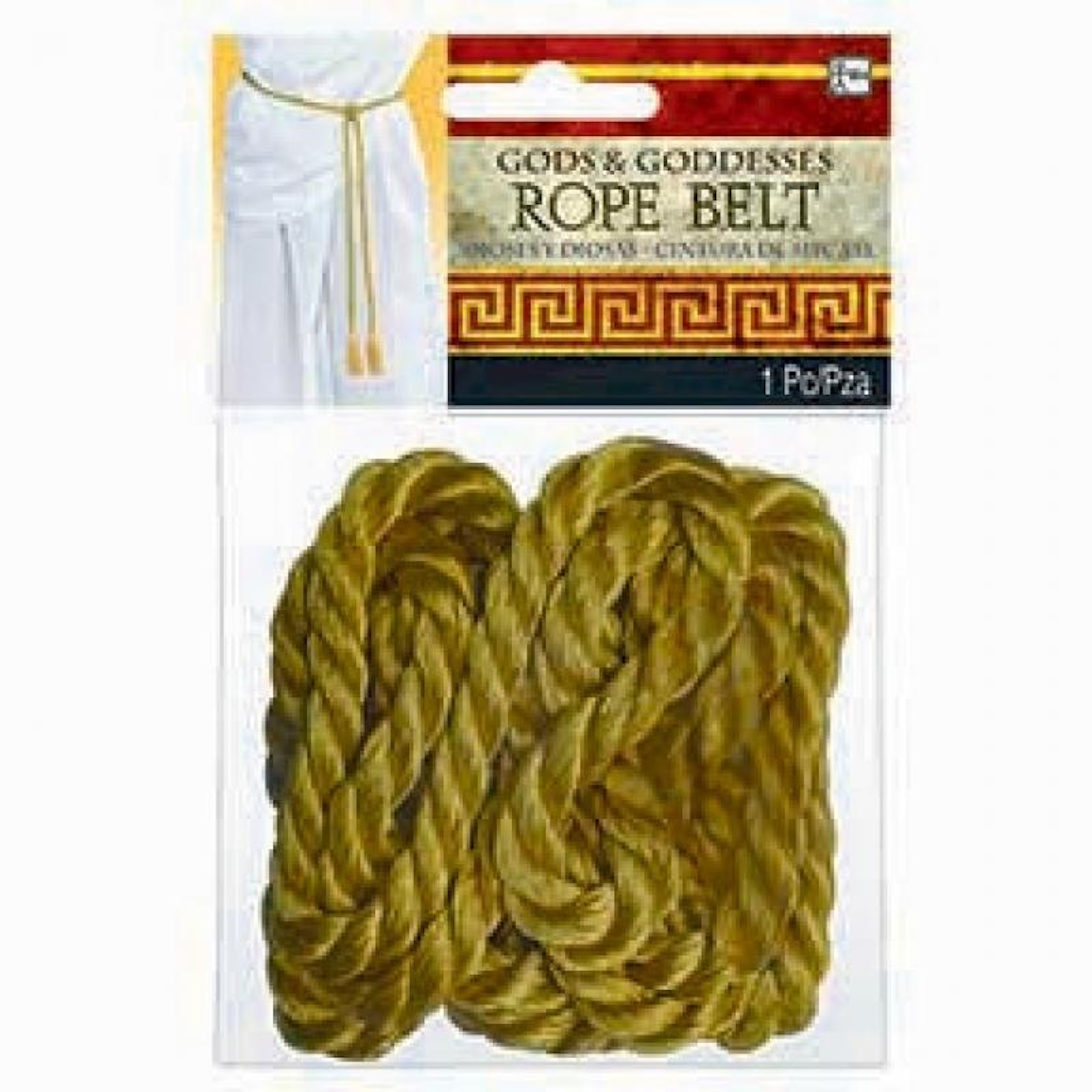 Ancient Roman Gold Rope Belt | Medieval Party Supplies | Themed Party ...