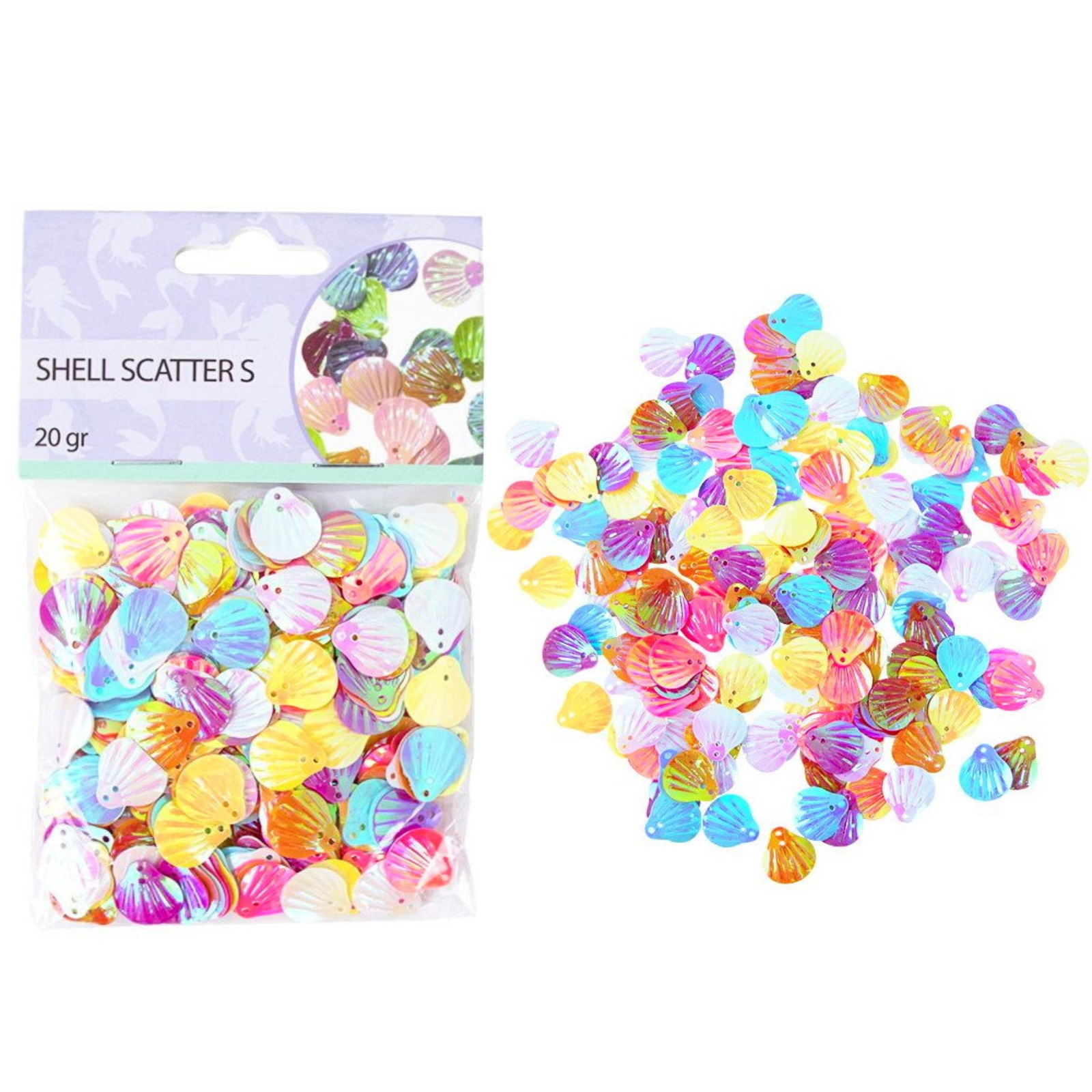 Pearlescent Shell Confetti/Table Scatters - Discount Party Supplies