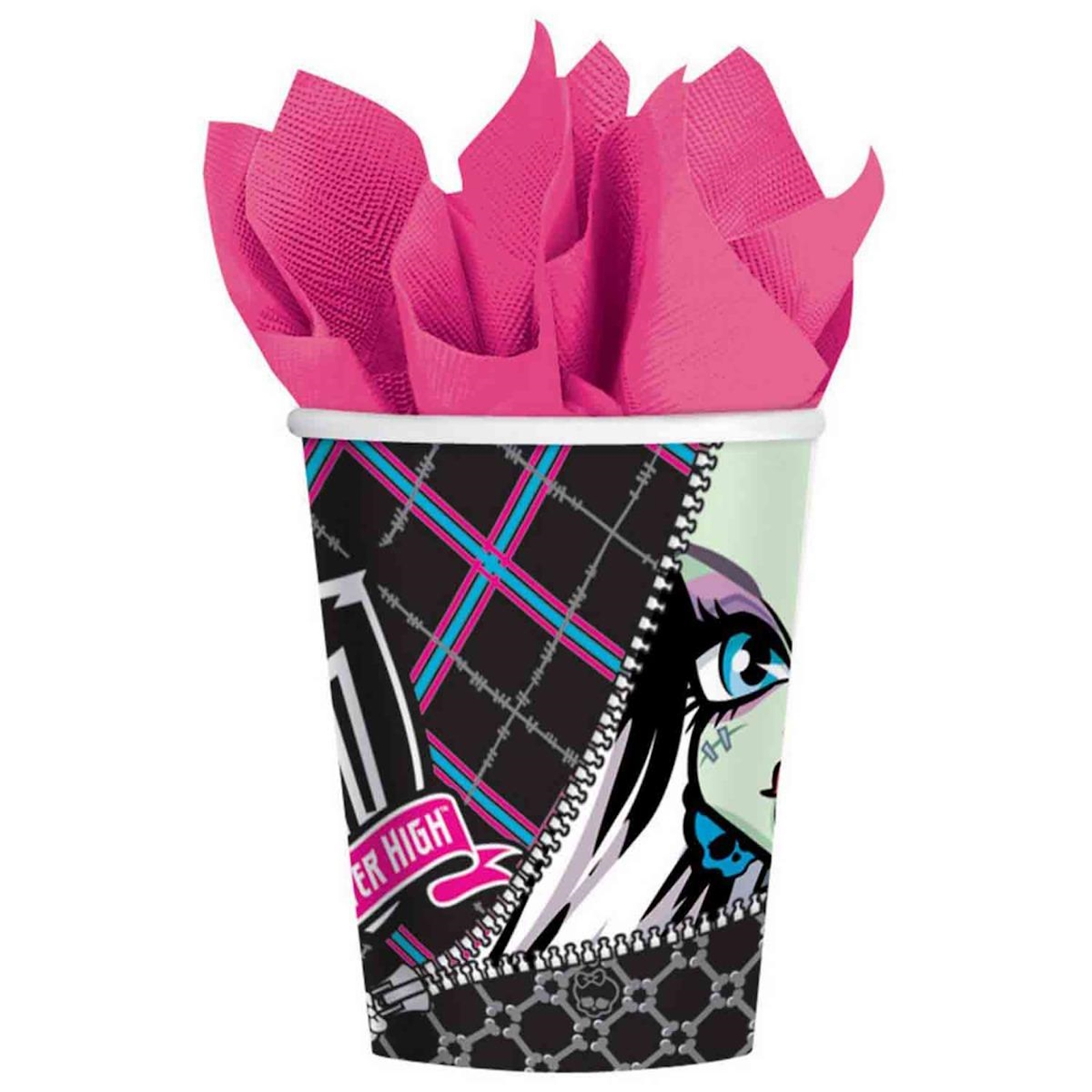 Monster High Paper Cups Pack of 8 - Discount Party Supplies