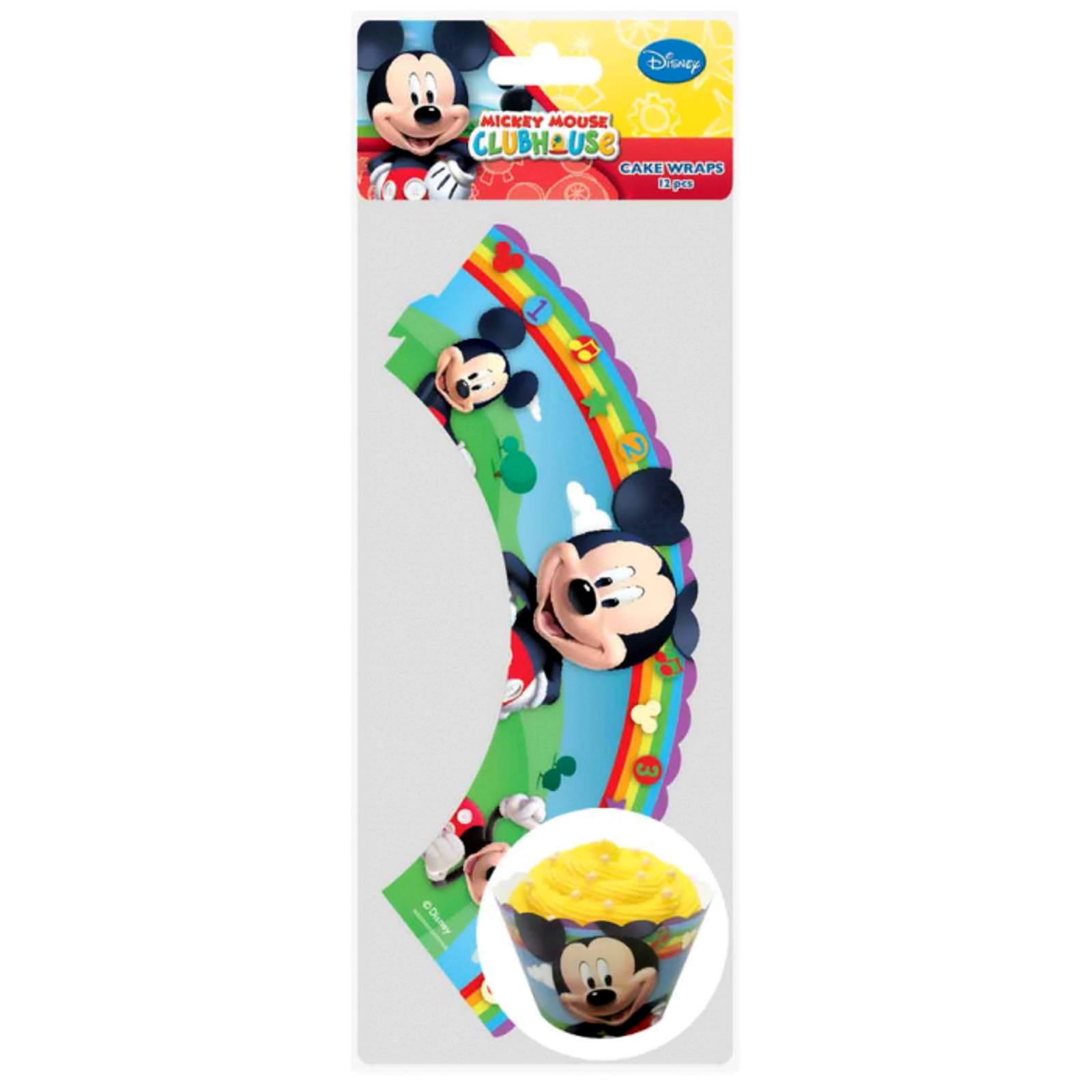 Mickey Mouse Cupcake Wrappers (Pack of 12) - Discount Party Supplies
