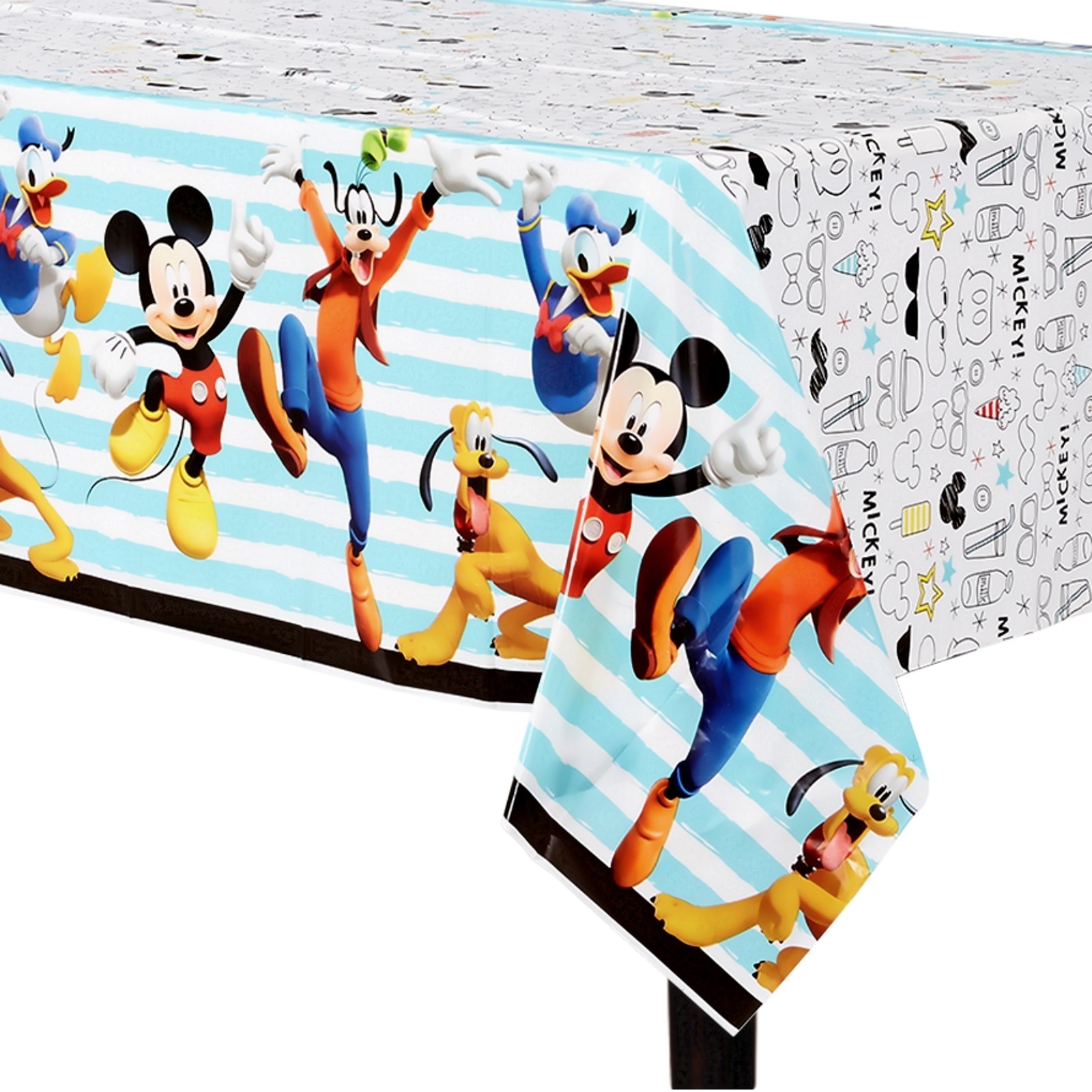 Mickey Mouse on the Go Plastic Tablecloth - Discount Party Supplies
