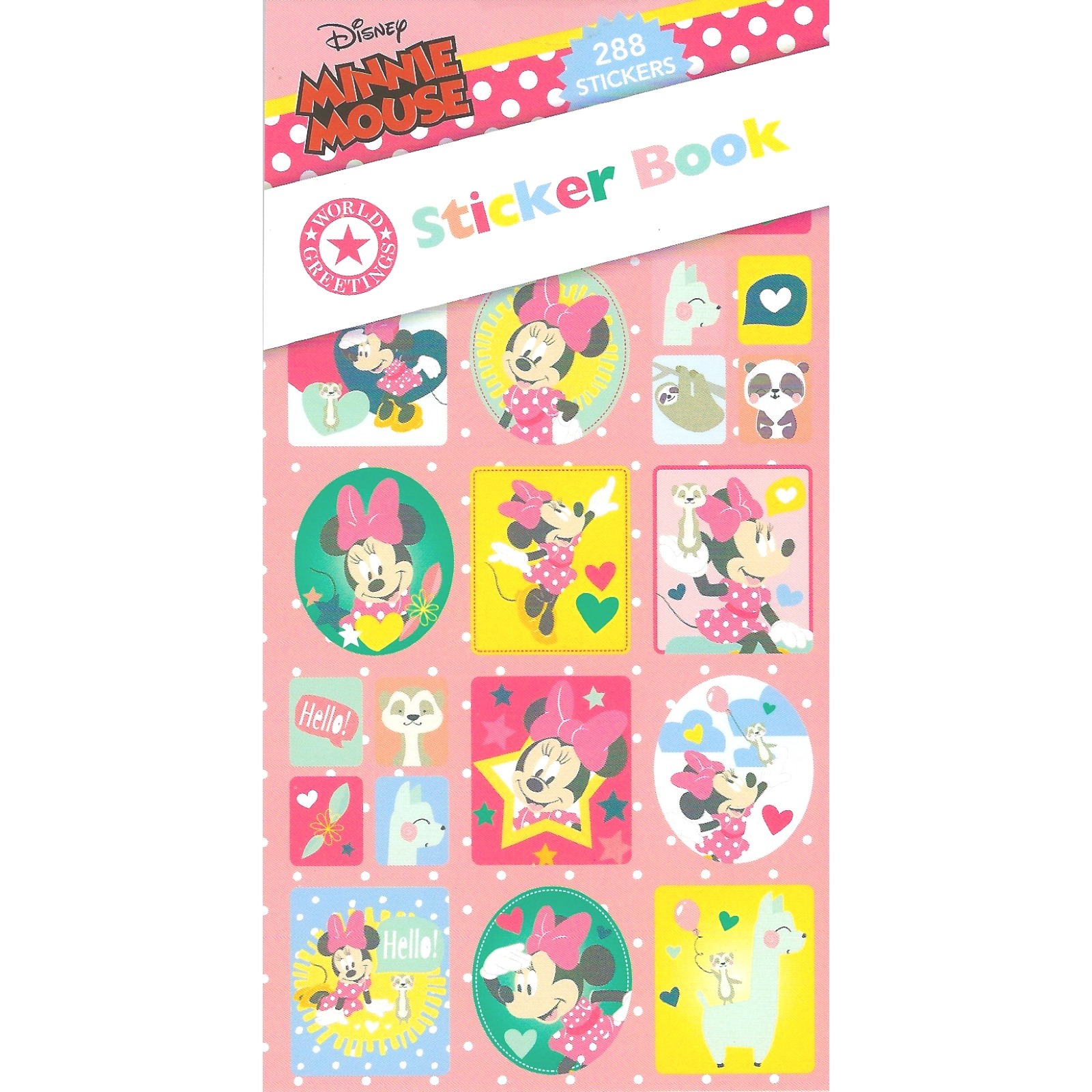 Minnie Mouse Sticker Book (12 Sheets) | Minnie Mouse | Girls Birthday ...