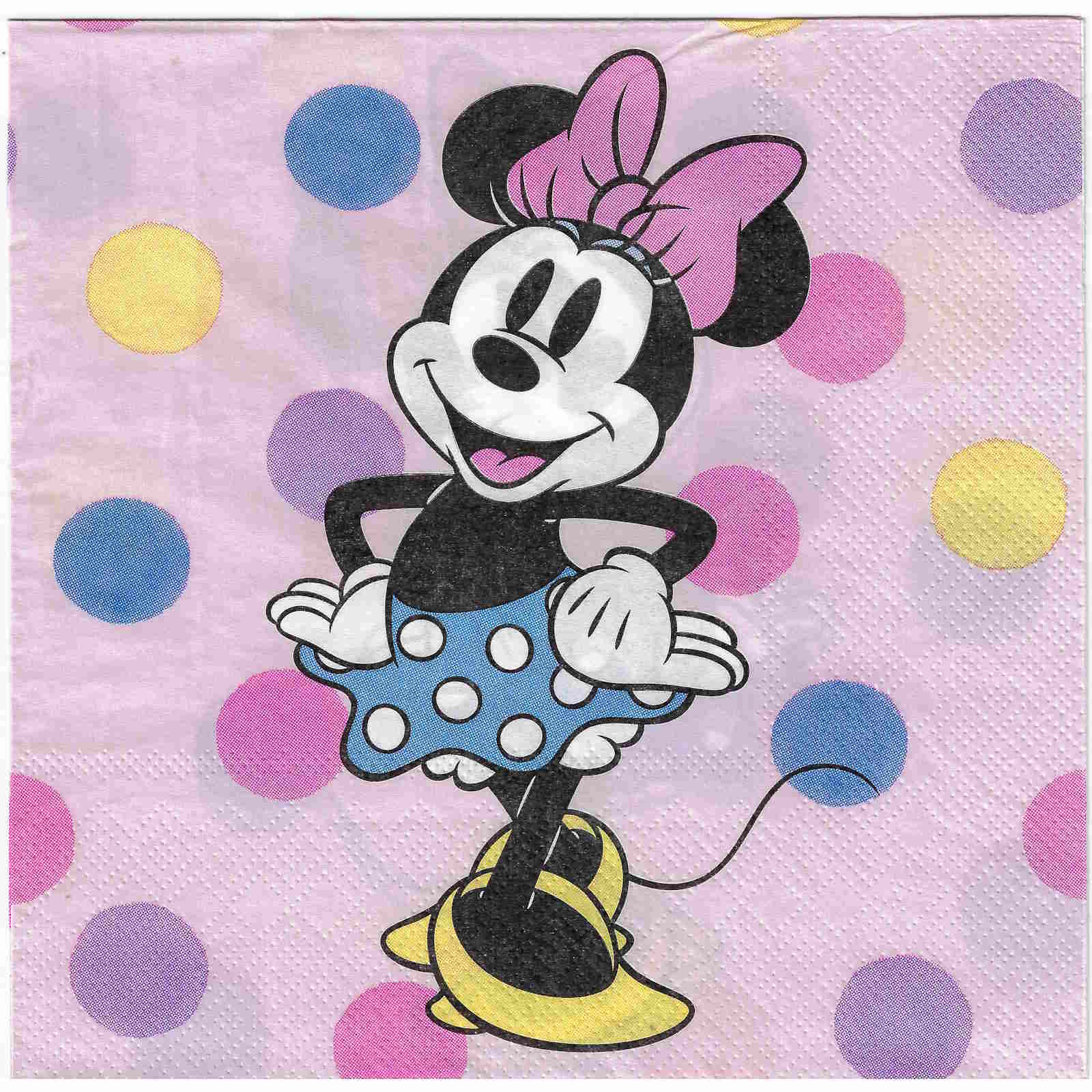 Minnie Mouse Polka Dot Large Napkins / Serviettes (Pack of 20 ...