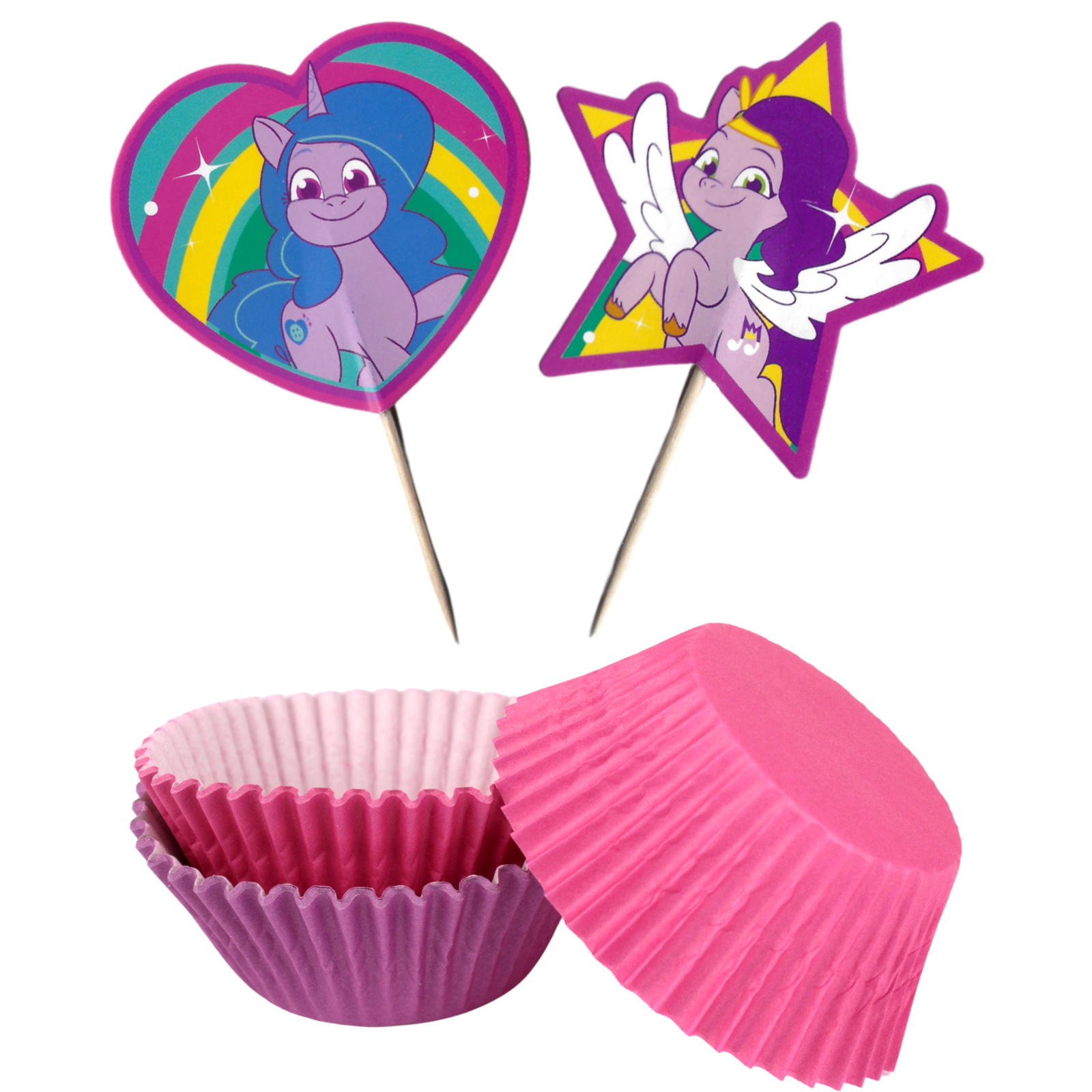 My Little Pony Tell Your Tale Cupcake Decorating Kit (Pack of 24 ...