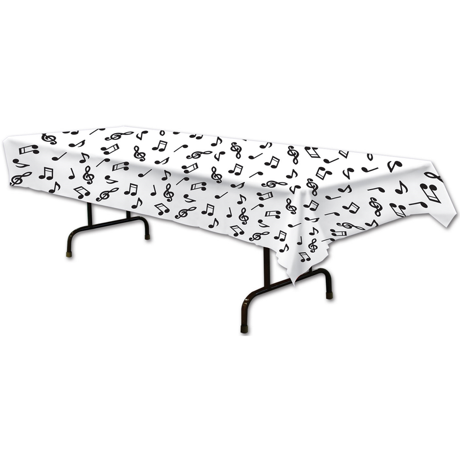Musical Notes Plastic Tablecloth - Discount Party Supplies