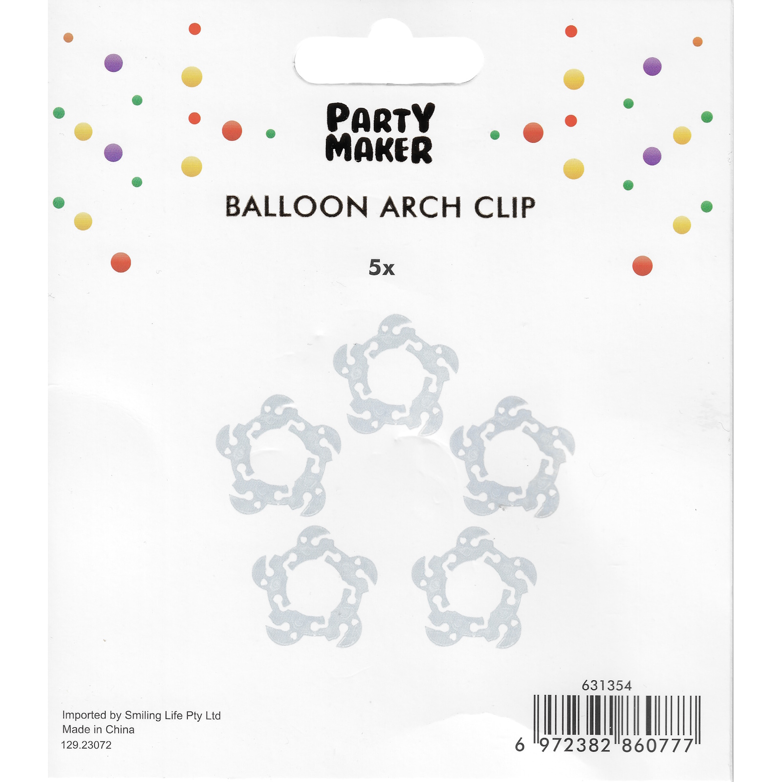 Plastic Balloon Arch Clips (Pack of 5) | Discount Party Supplies ...