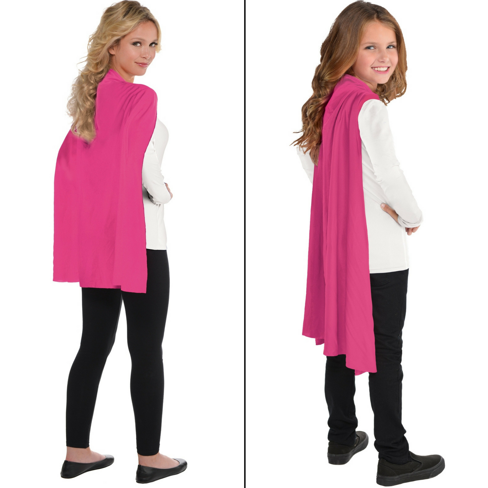 Pink Cape 76cm - Discount Party Supplies