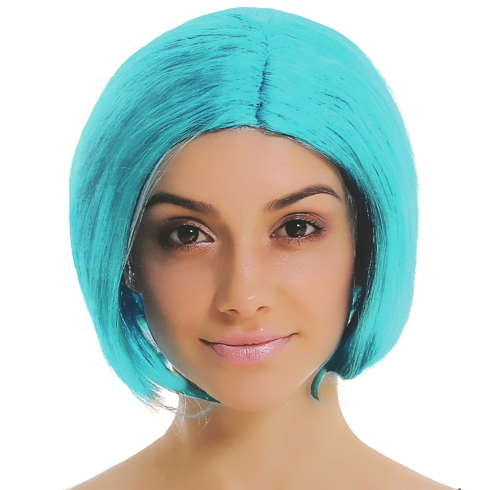 Adult Short Blue Bob Wig - Discount Party Supplies
