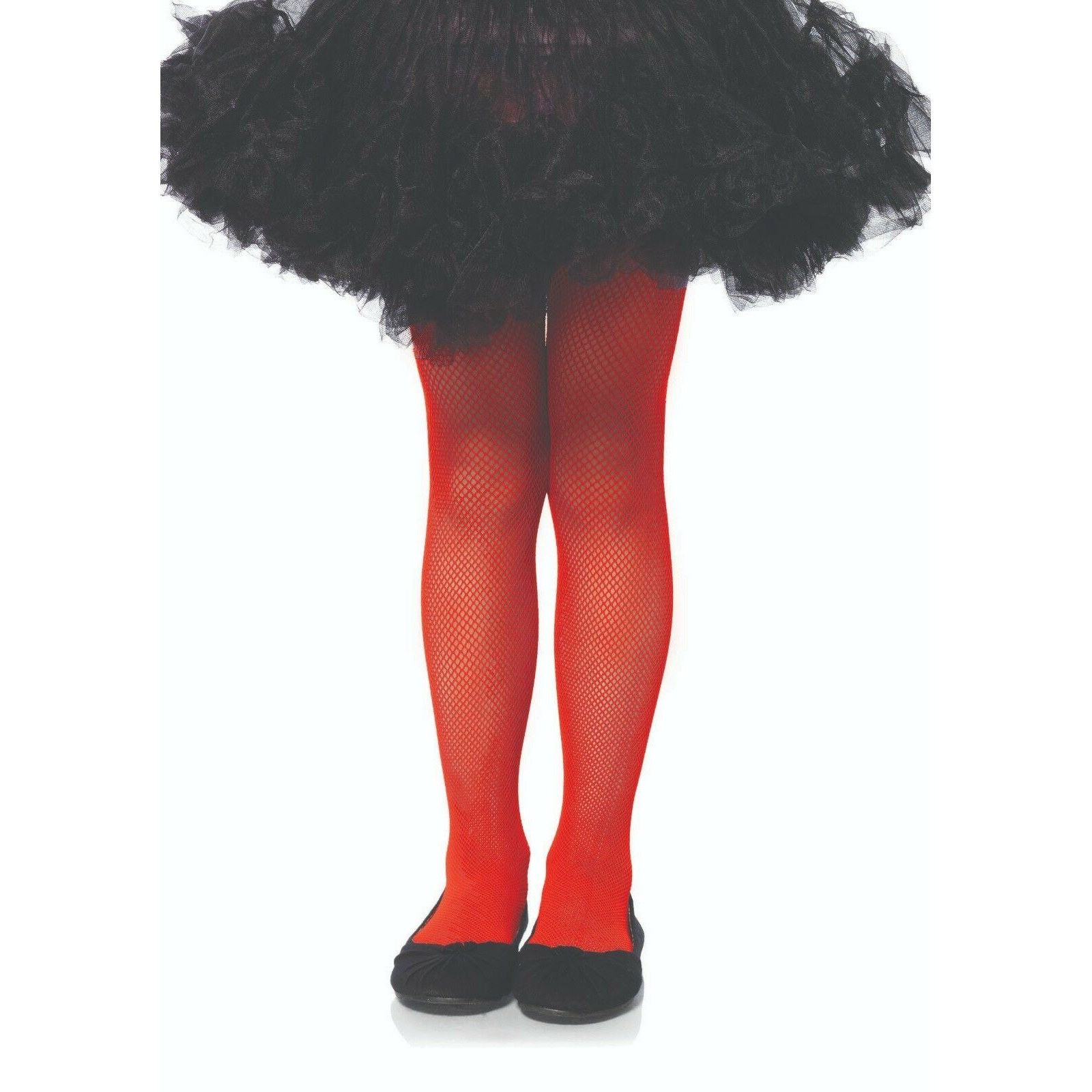 Red Fishnet Child Tights 1-3 - Discount Party Supplies