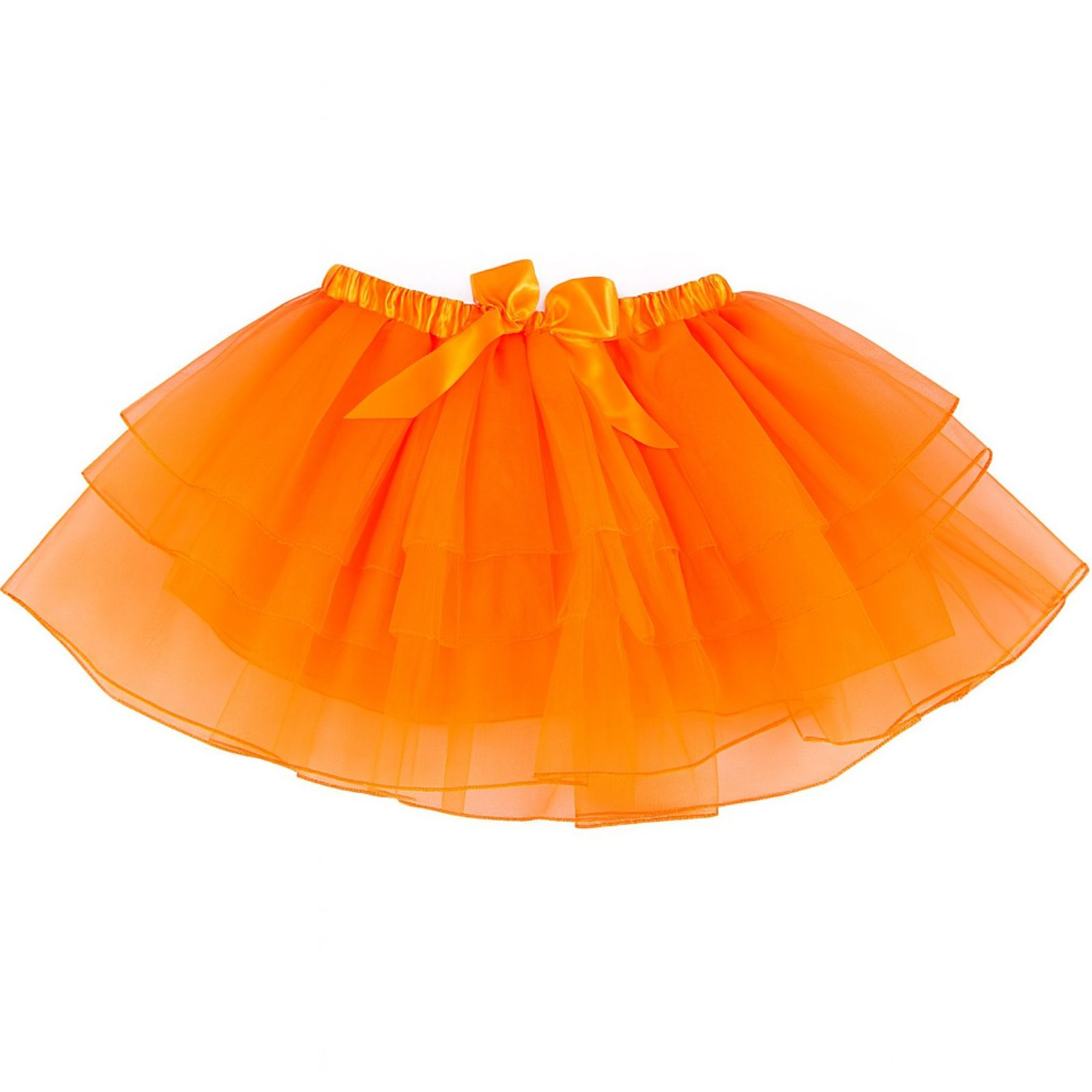 Adult Orange Layered Deluxe Tutu - Discount Party Supplies