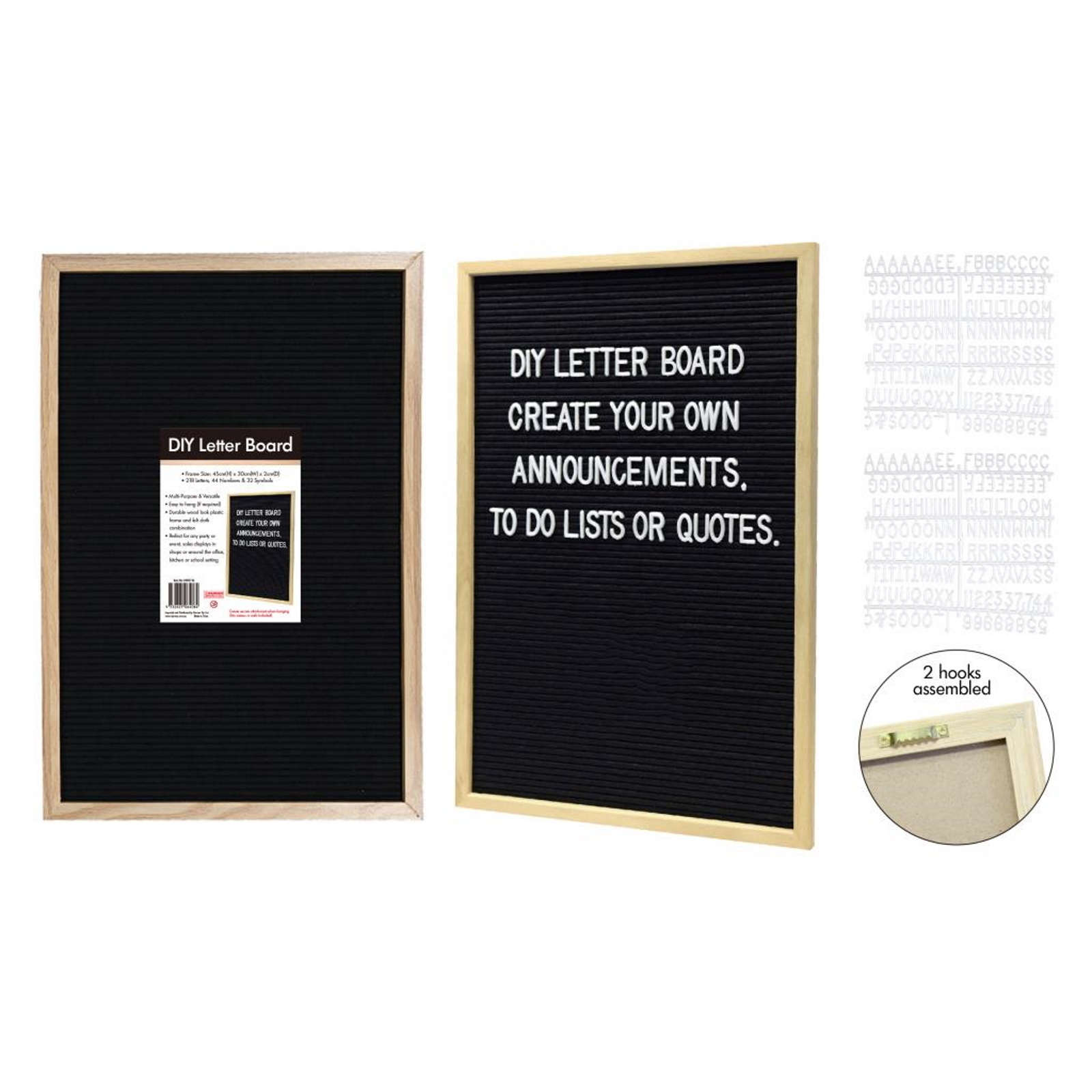 Letter Board Kit 30cm x 45cm | Discount Party Supplies - Discount Party ...