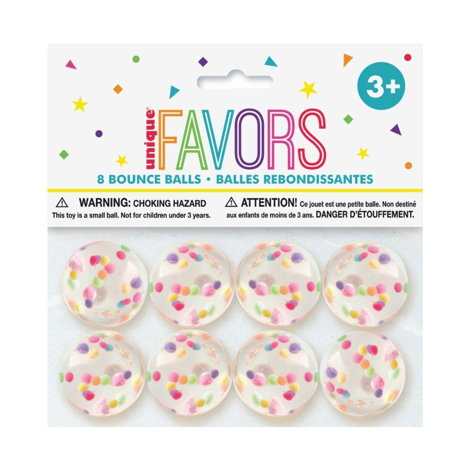 Confetti Bounce Balls (Pack of 8) | Party Bag Fillers | Favours and ...