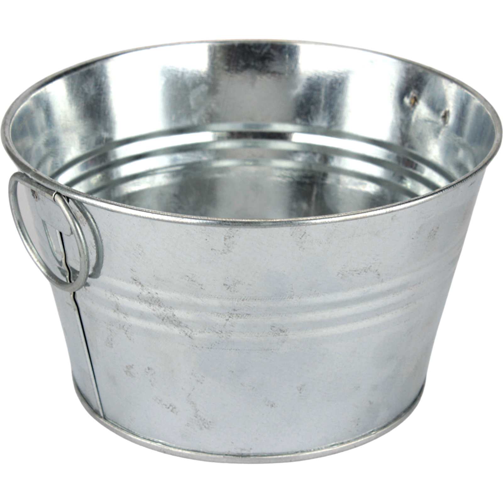 Small Dual Handle Metal Bucket 12.2cm - Discount Party Supplies