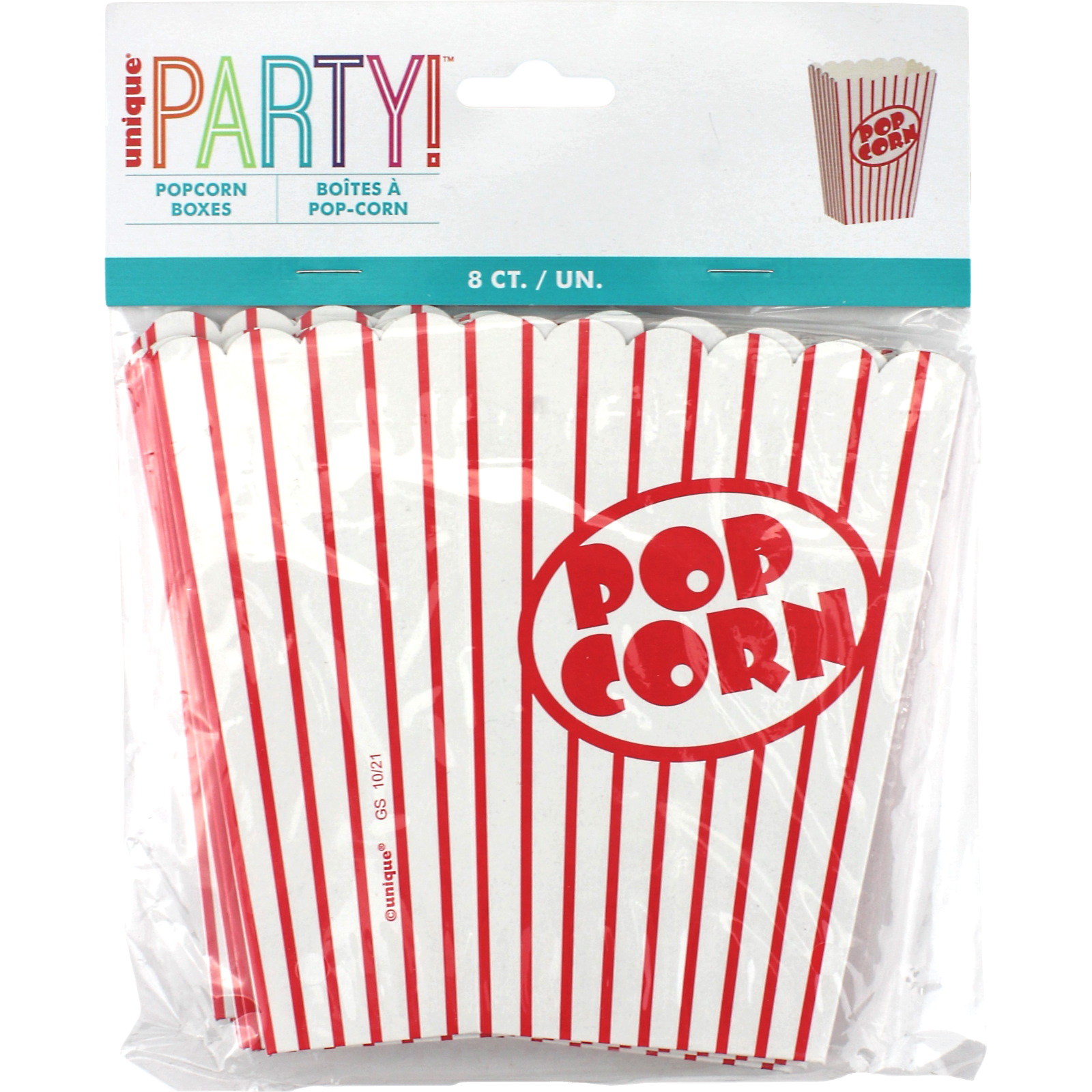 Popcorn Boxes (Pack of 8) | Party Bags | Favours and Gifts - Discount ...