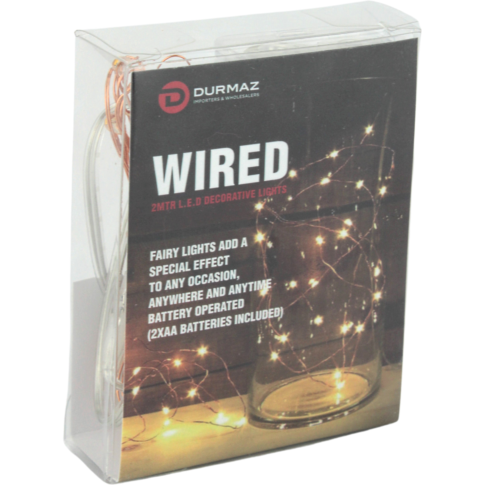 20 Micro Warm White Battery Operated LED String Lights 2m | Lighting ...
