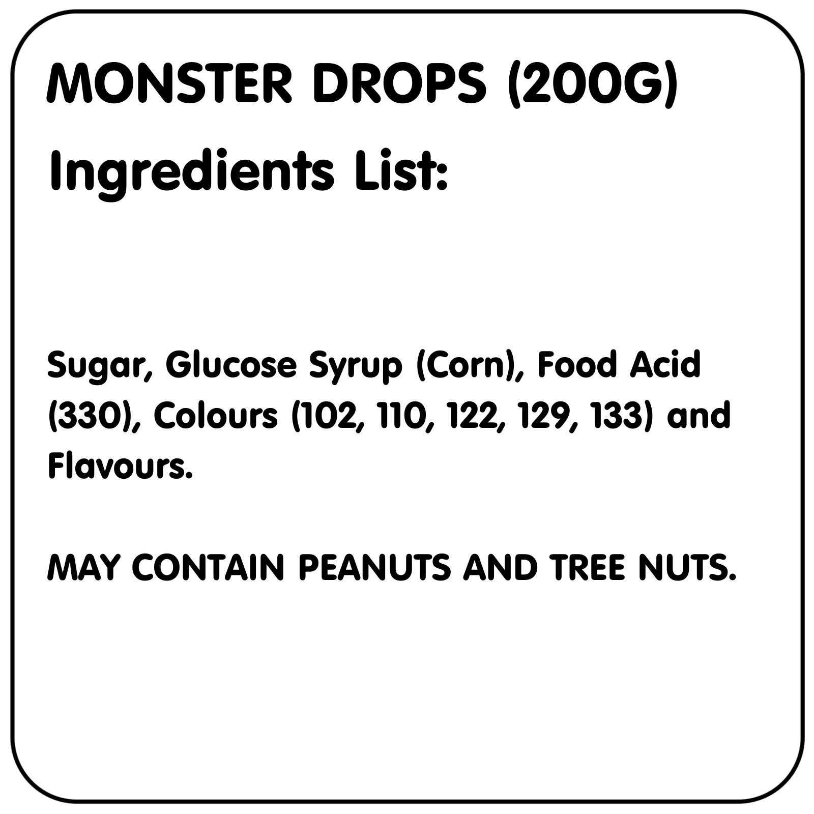Monster Drop Lollies (200g) | Lollies, Sweets, & Candy | Party Food and ...