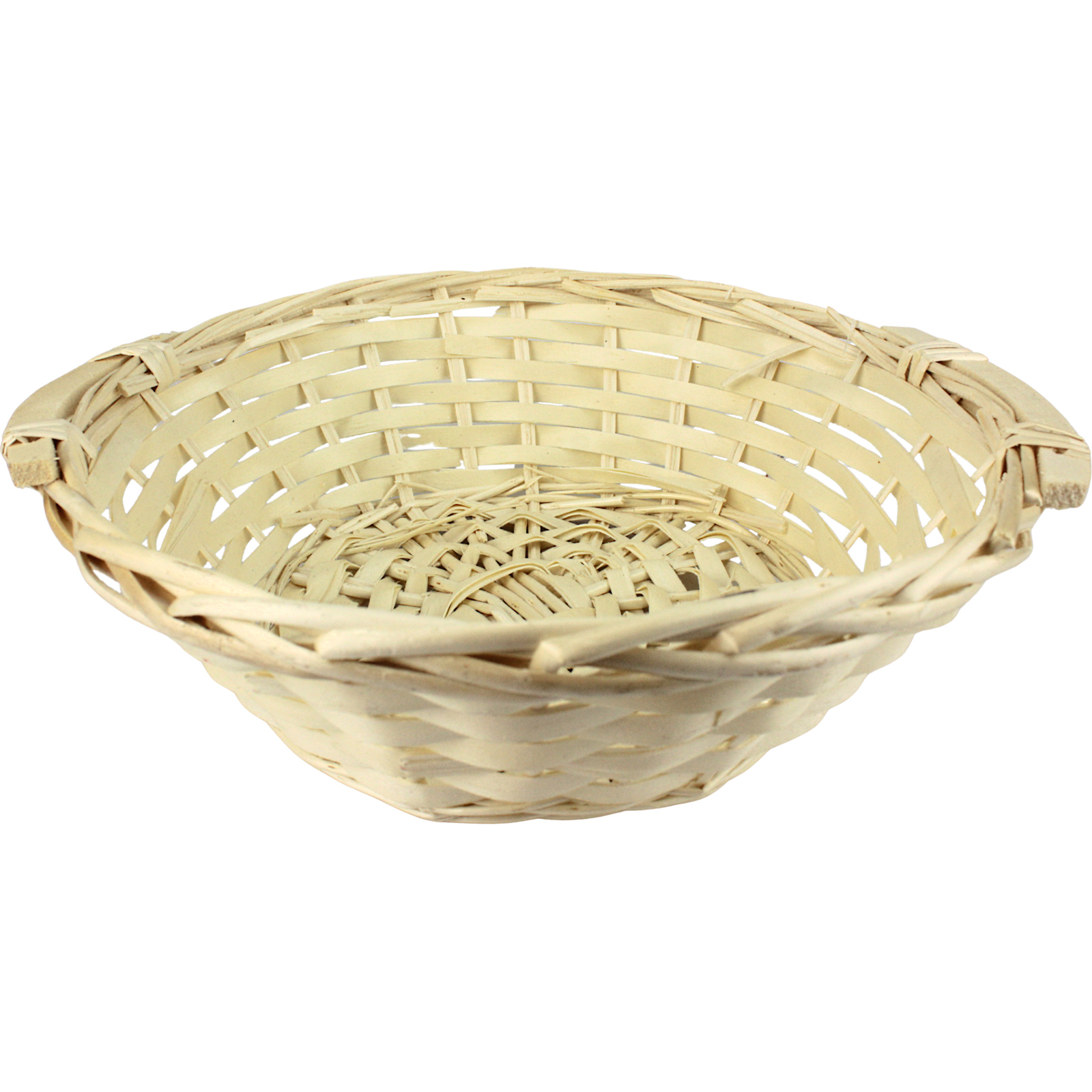 Woven Round Gift Basket With Handles 31cm - Discount Party Supplies