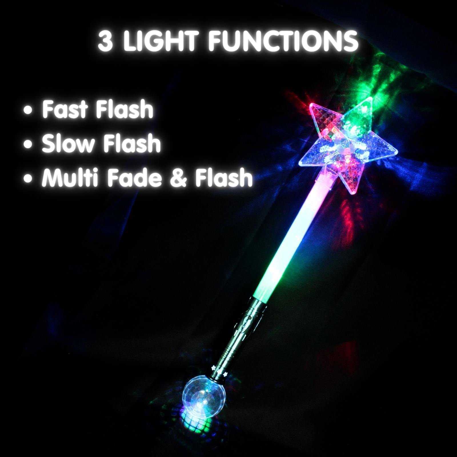 Flashing LED Star Wand | Discount Party Supplies - Discount Party Supplies