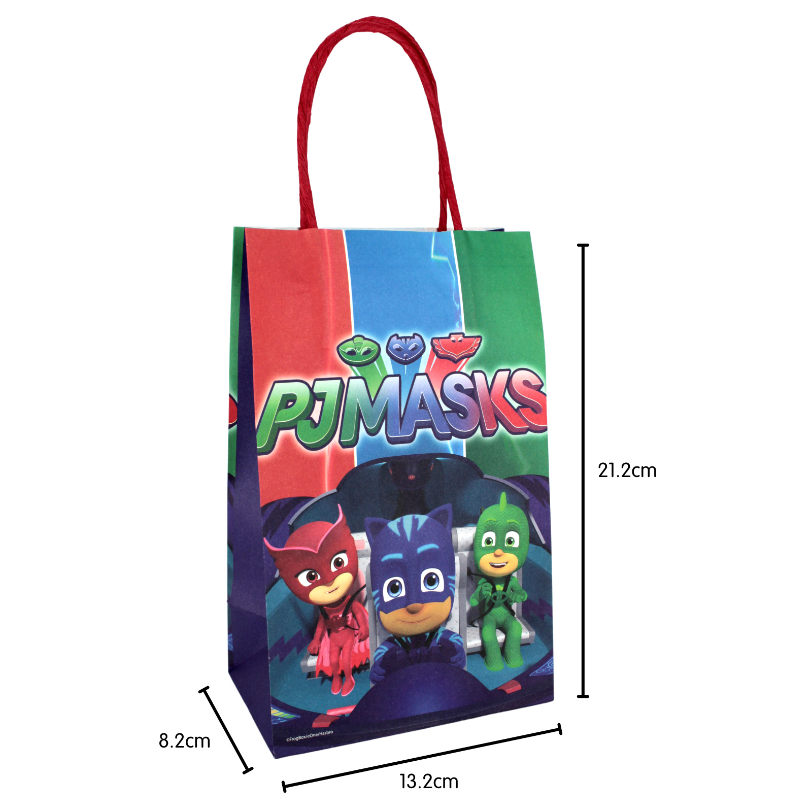 PJ Masks Paper Gift Bags (Pack of 8) | PJ Masks Party Supplies | Boys ...