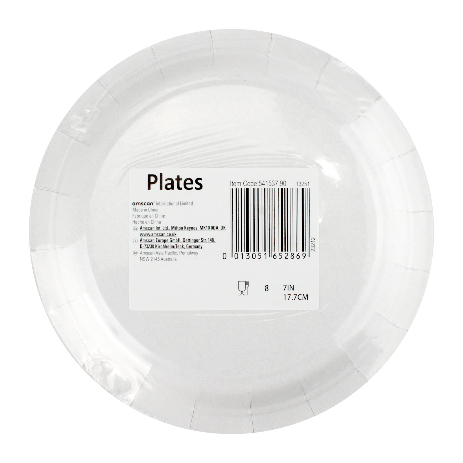 Rainbow Polka Dot Small Paper Plates (Pack of 8) | Polka Dot Party ...