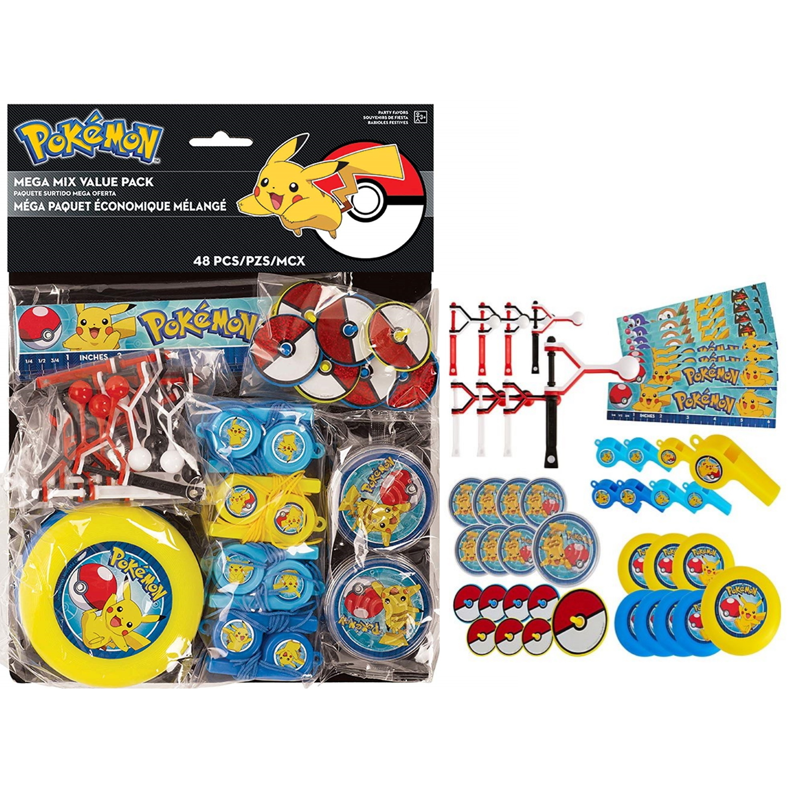 Pokemon Core Mega Mix Value Pack (48 Pieces) | Pokemon | Boys Birthday ...