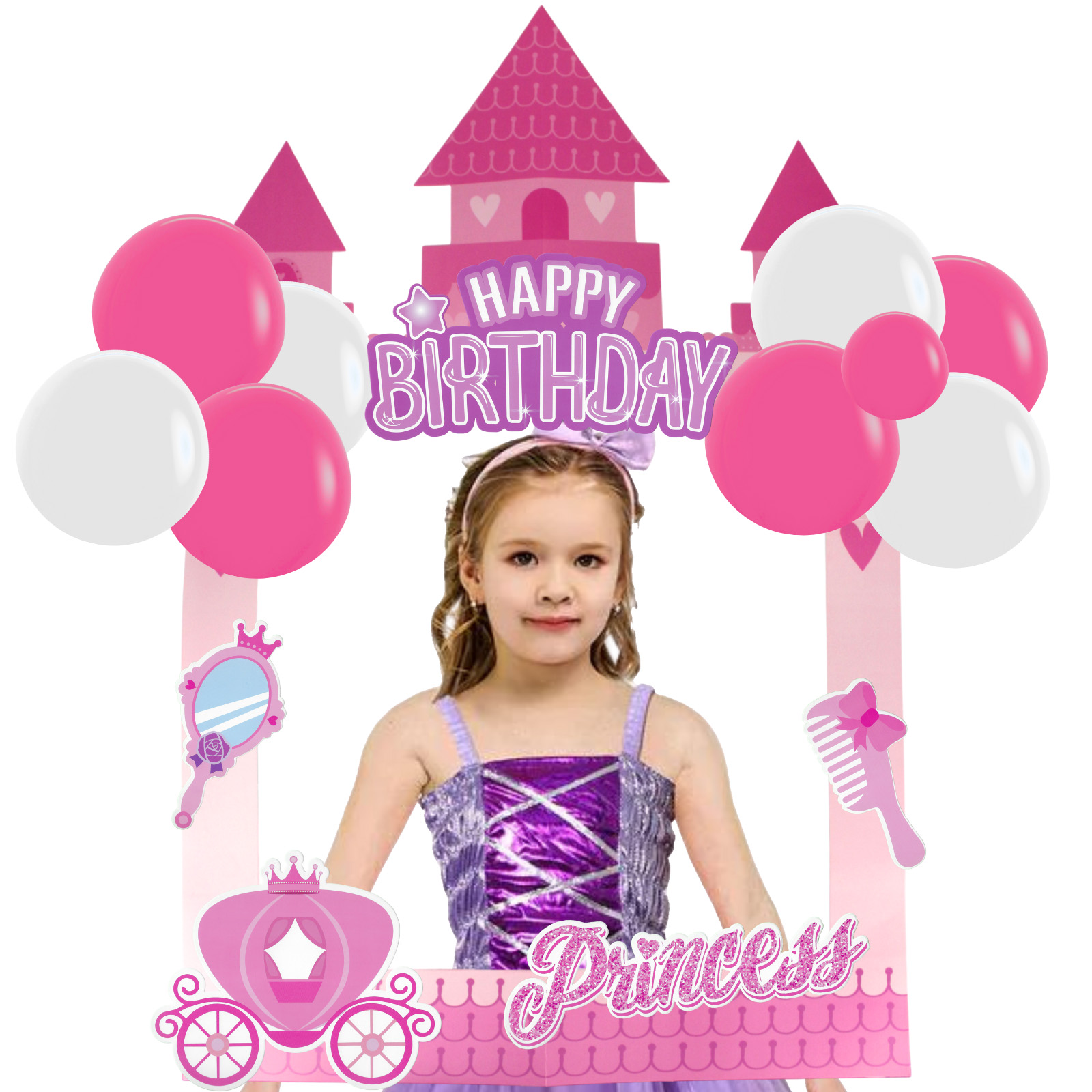 Princess Castle Photo Frame Kit - Discount Party Supplies
