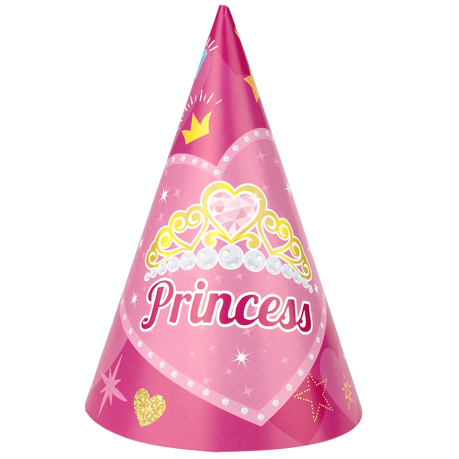 Princess Tiara Party Hats (Pack of 6) - Discount Party Supplies