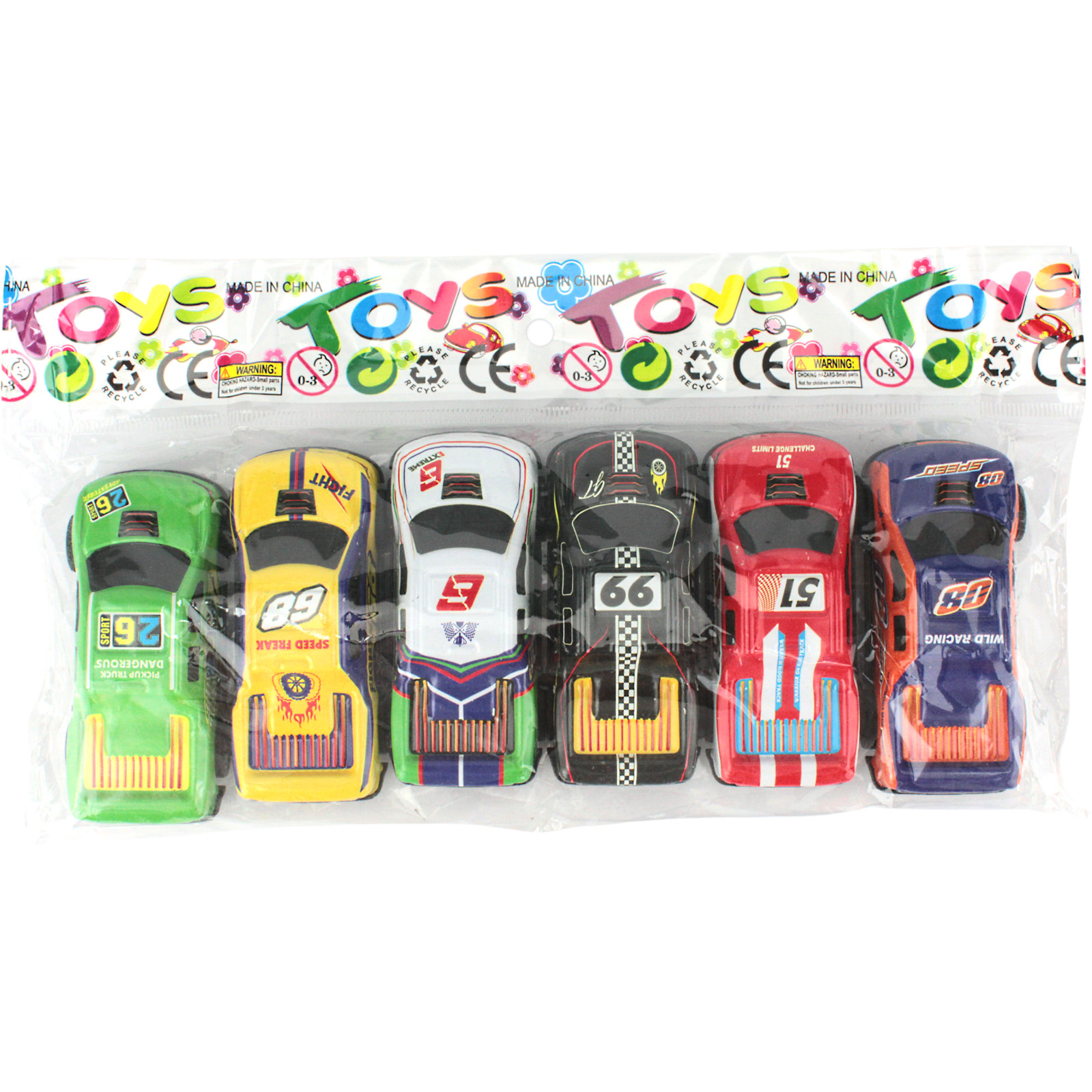 Pull Back Racing Cars (Pack of 6) | Racing | Themed Party Supplies ...