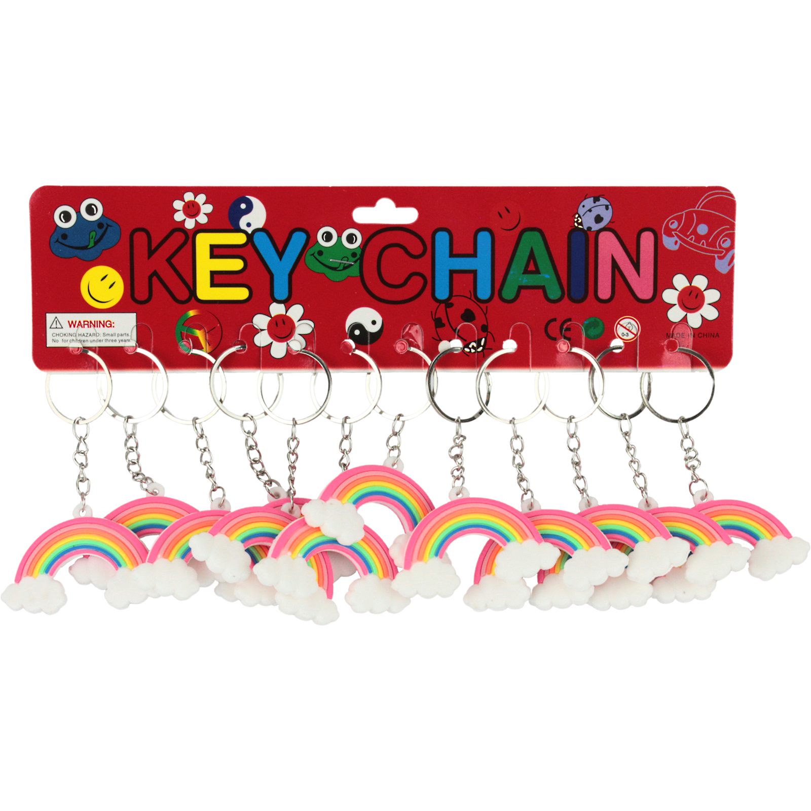 Rainbow Cloud Keychains (Pack of 12) | Discount Party Supplies ...