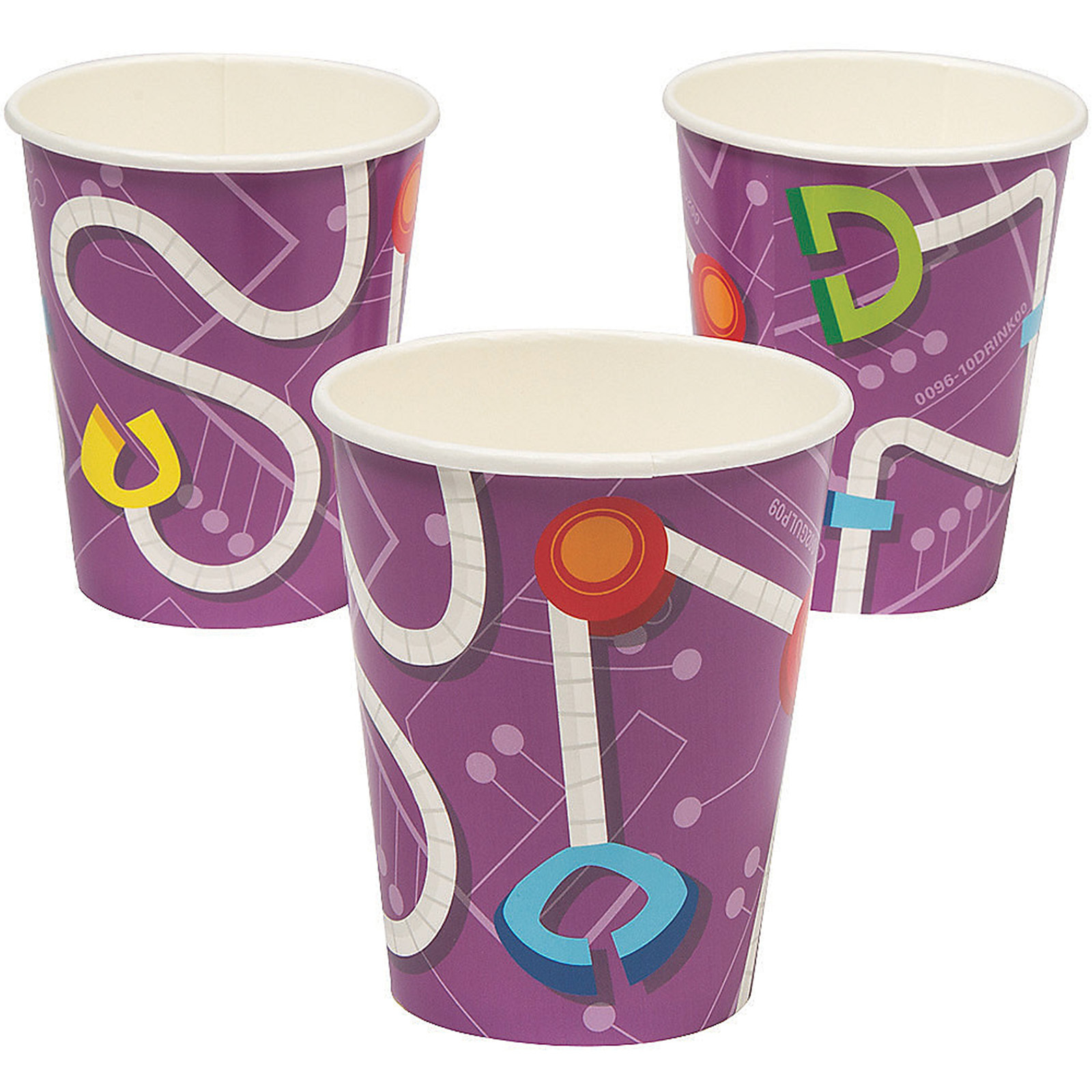 Robot Party Paper Cups (Pack of 8) - Discount Party Supplies