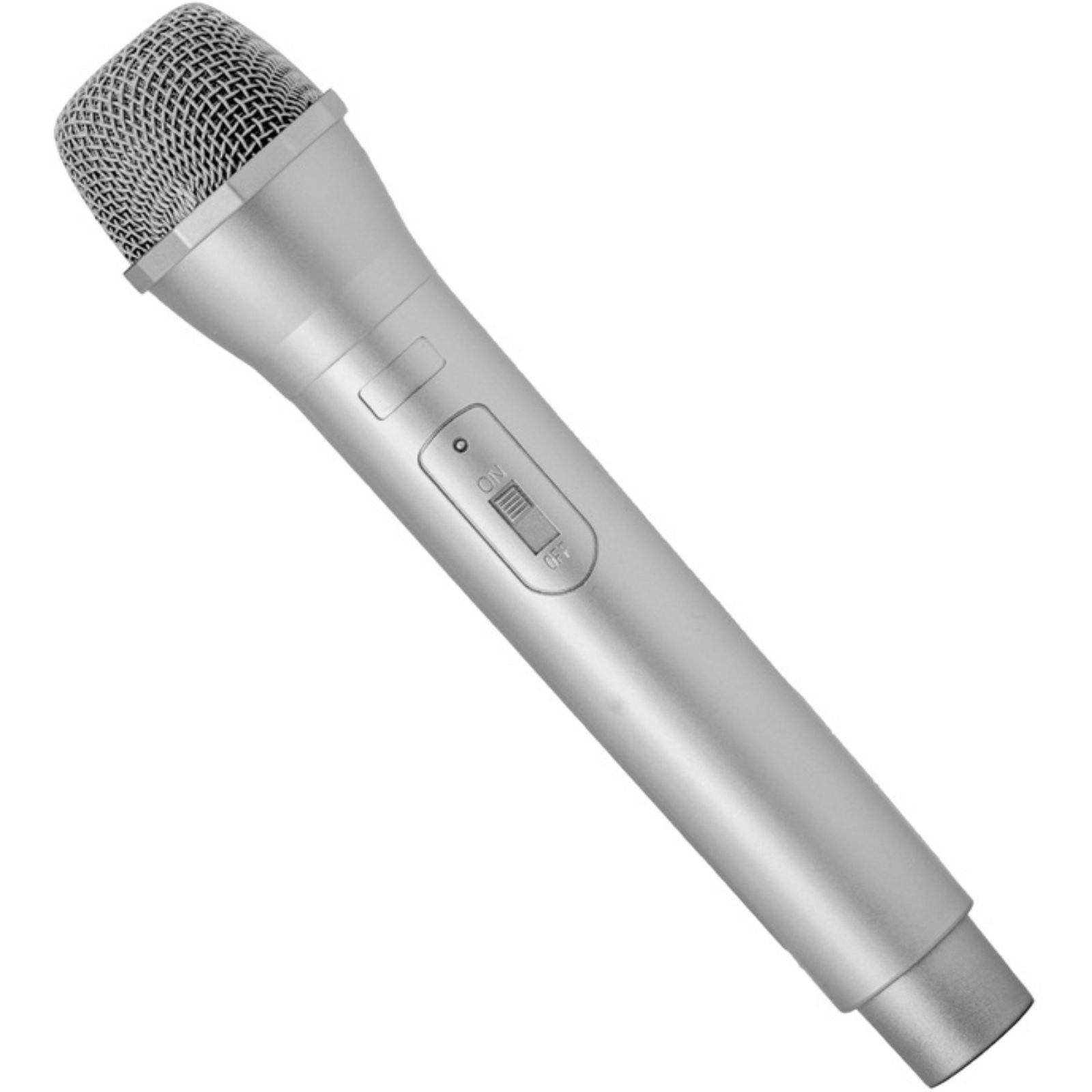Silver Microphone Prop - Discount Party Supplies