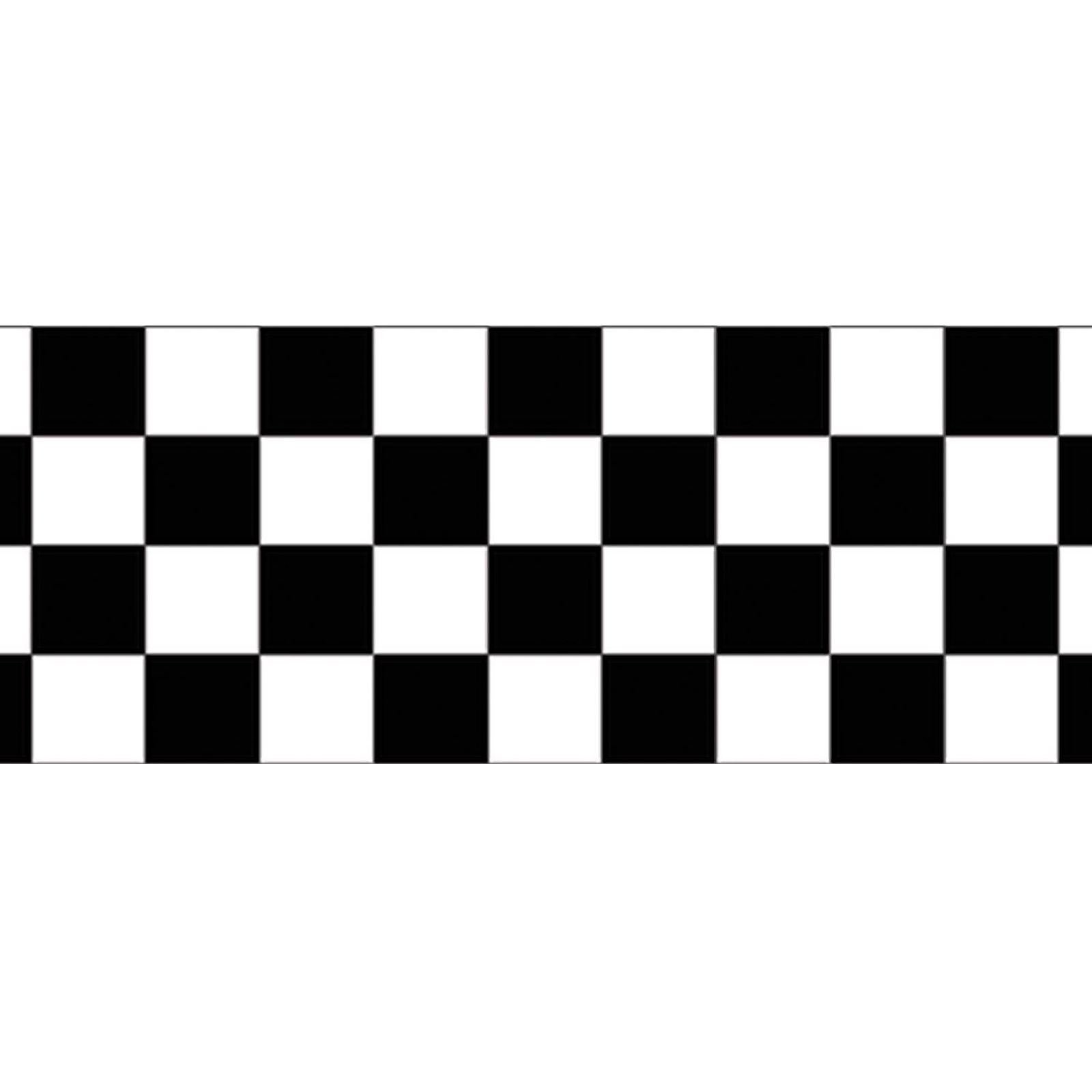 Checkered Backdrop 9.1m - Discount Party Supplies