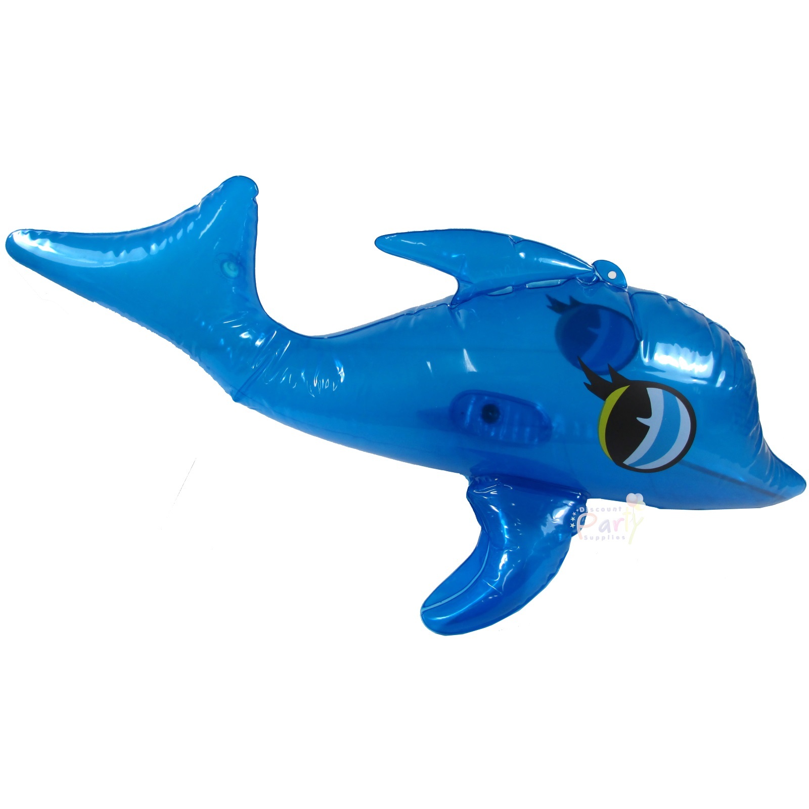Inflatable Blue Dolphin - Discount Party Supplies