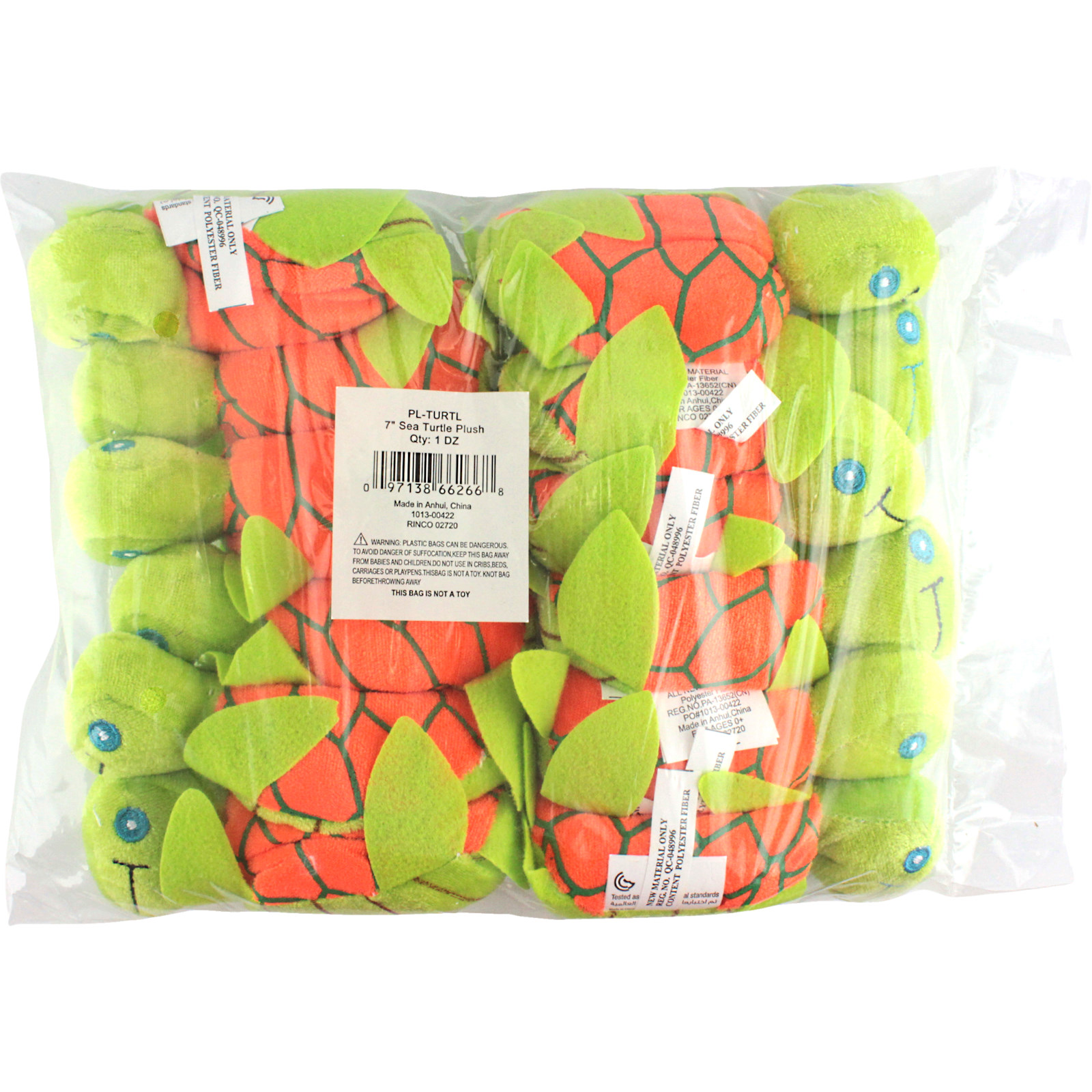 Plush Sea Turtles (Pack of 12) | Under the Sea Party Supplies | Themed ...