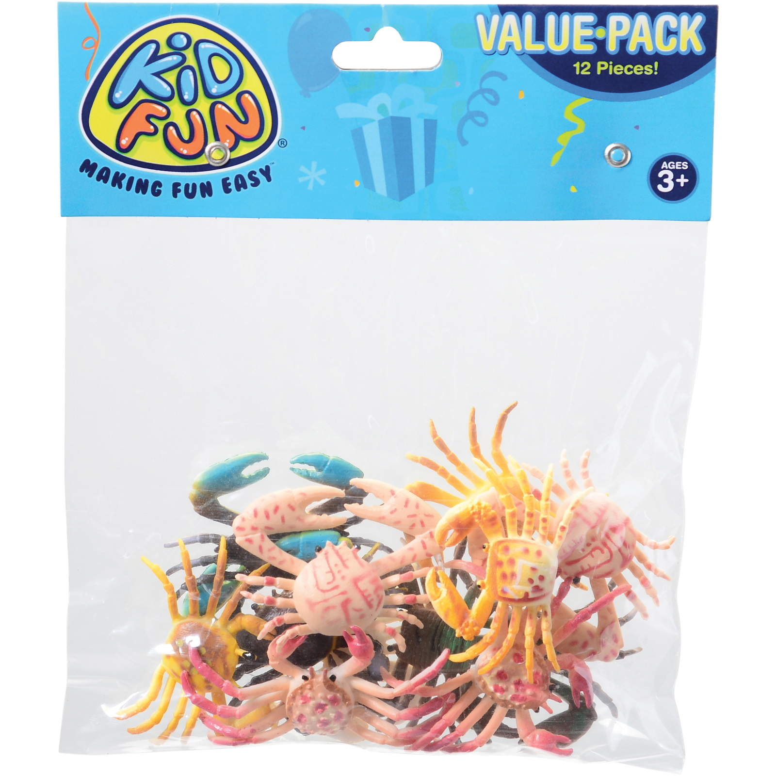Mini Plastic Crabs (Pack of 12) | Under the Sea | Themed Party Supplies ...