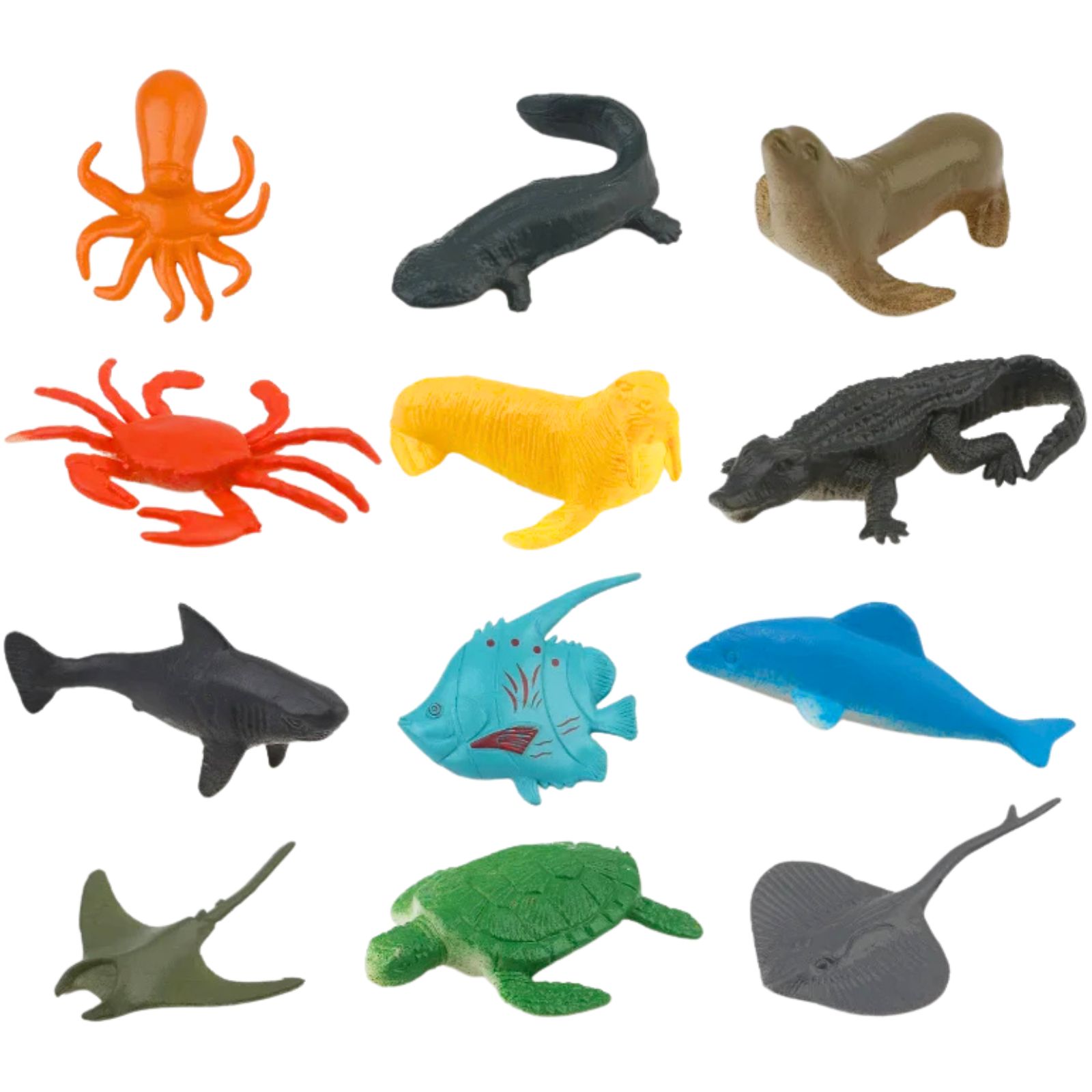 Marine Animal Toys (Pack of 12) - Discount Party Supplies
