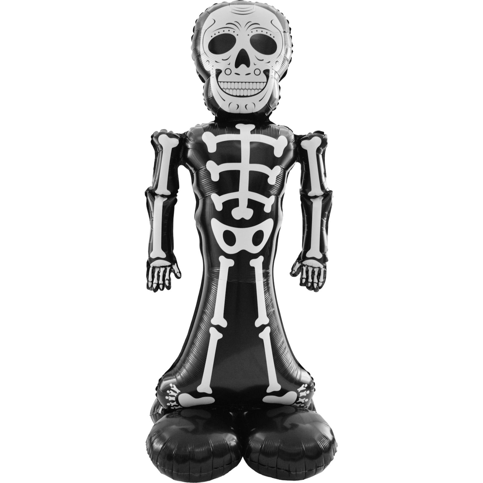 Sugar Skull Skeleton Stand Up Air Fill Foil Balloon 145cm - Discount ...