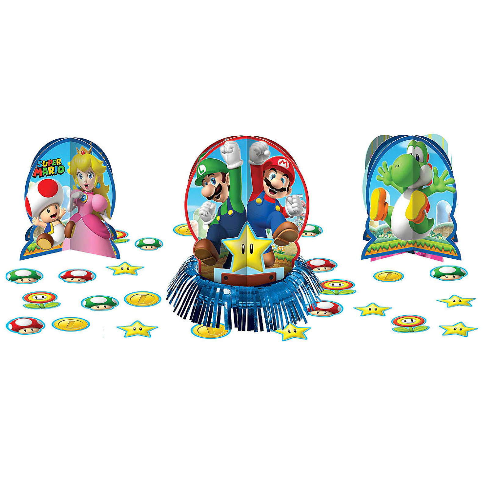 Super Mario Bros. Table Decorating Kit - Discount Party Supplies