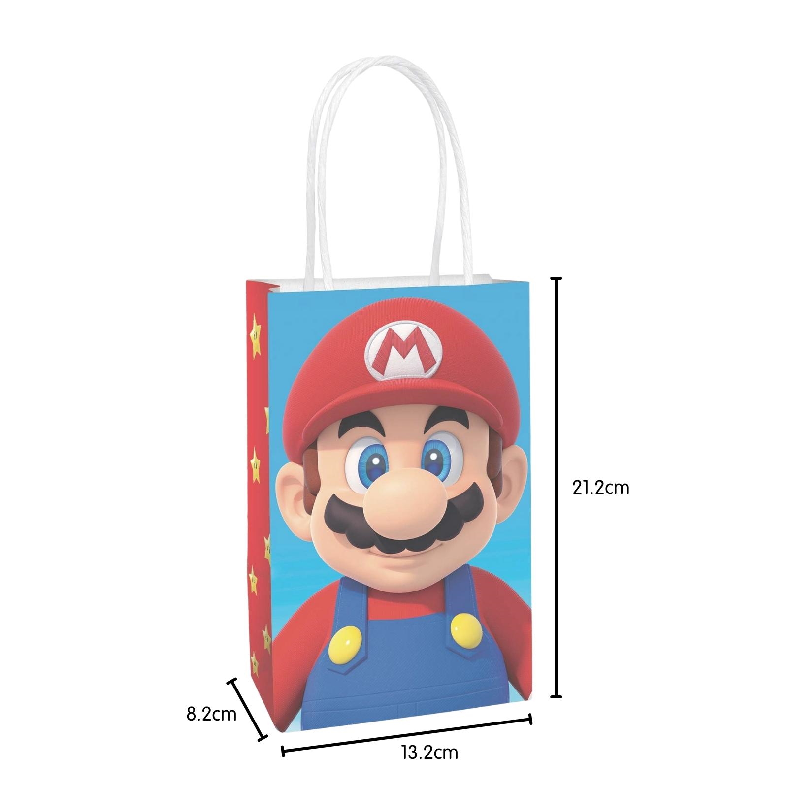 Super Mario Bros. Paper Gift Bags (Pack of 8) | Super Mario Bros. Party ...