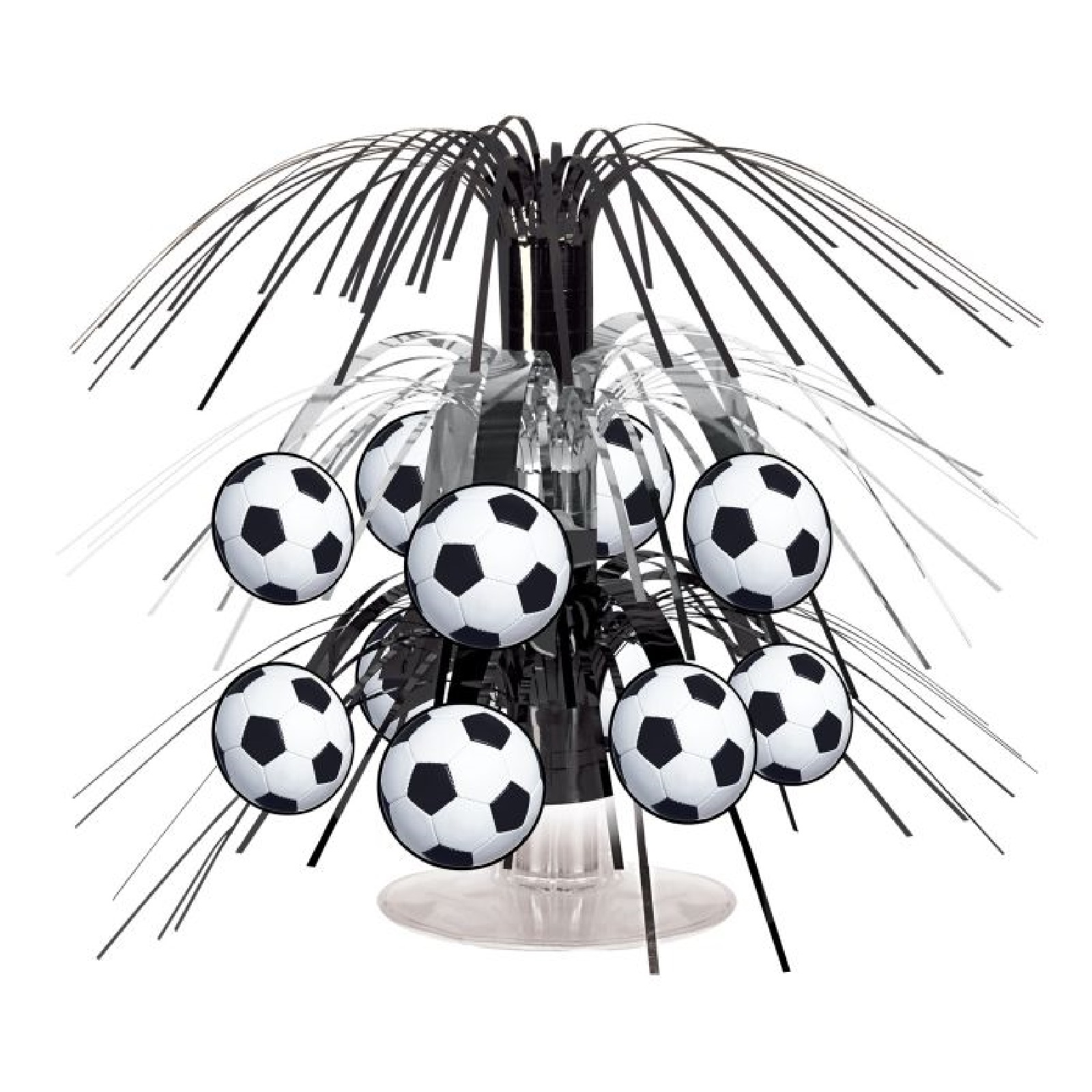Mini Soccer Ball Cascade Centrepiece - Discount Party Supplies