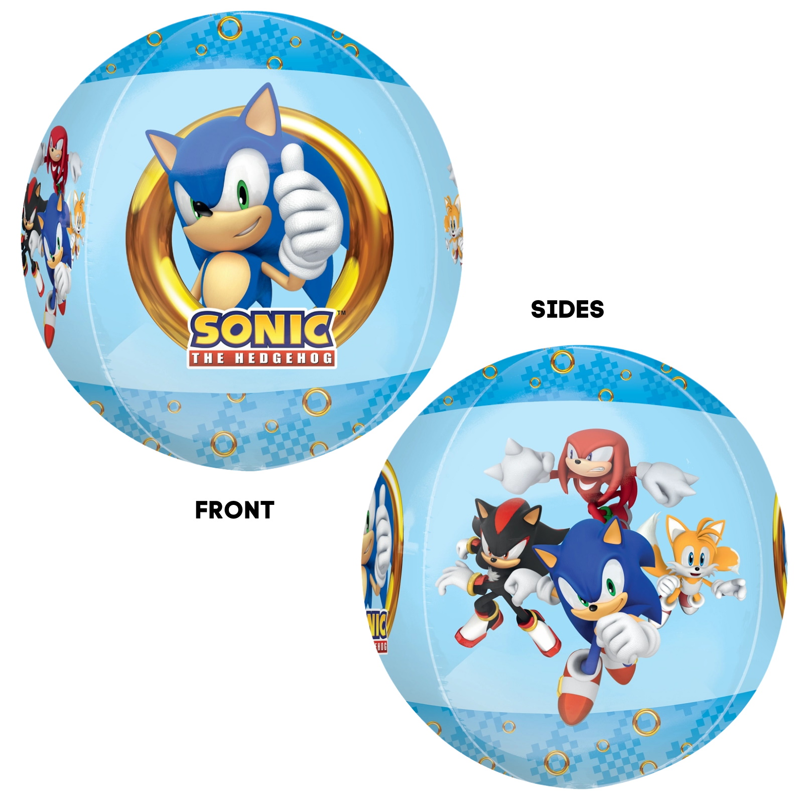 Orbz Sonic the Hedgehog Helium Balloon | Sonic the Hedgehog | Boys and ...